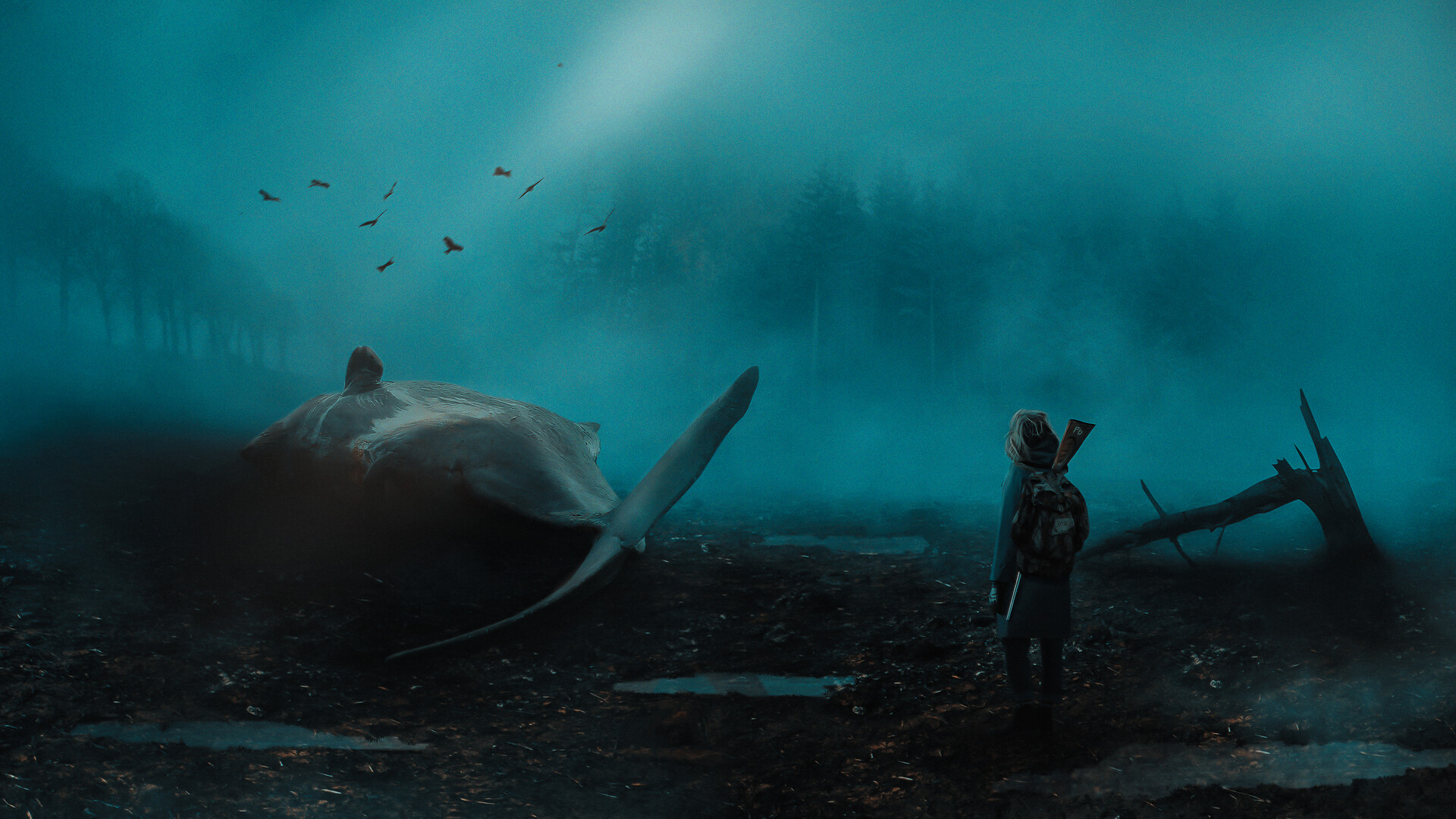 ArtStation - Stalker in the swamp