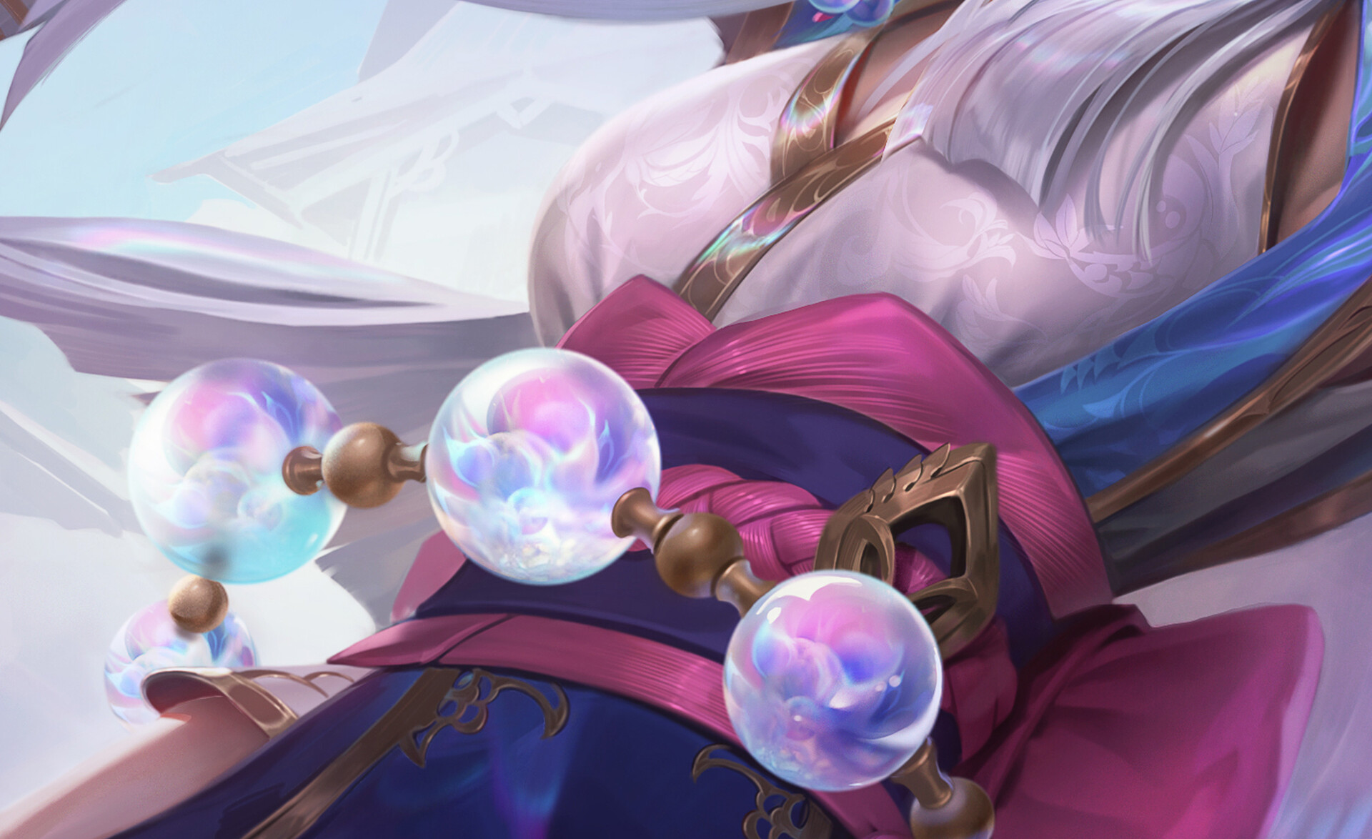 Chengwei Pan - Spirit Blossom Syndra Splash art for League of Legends