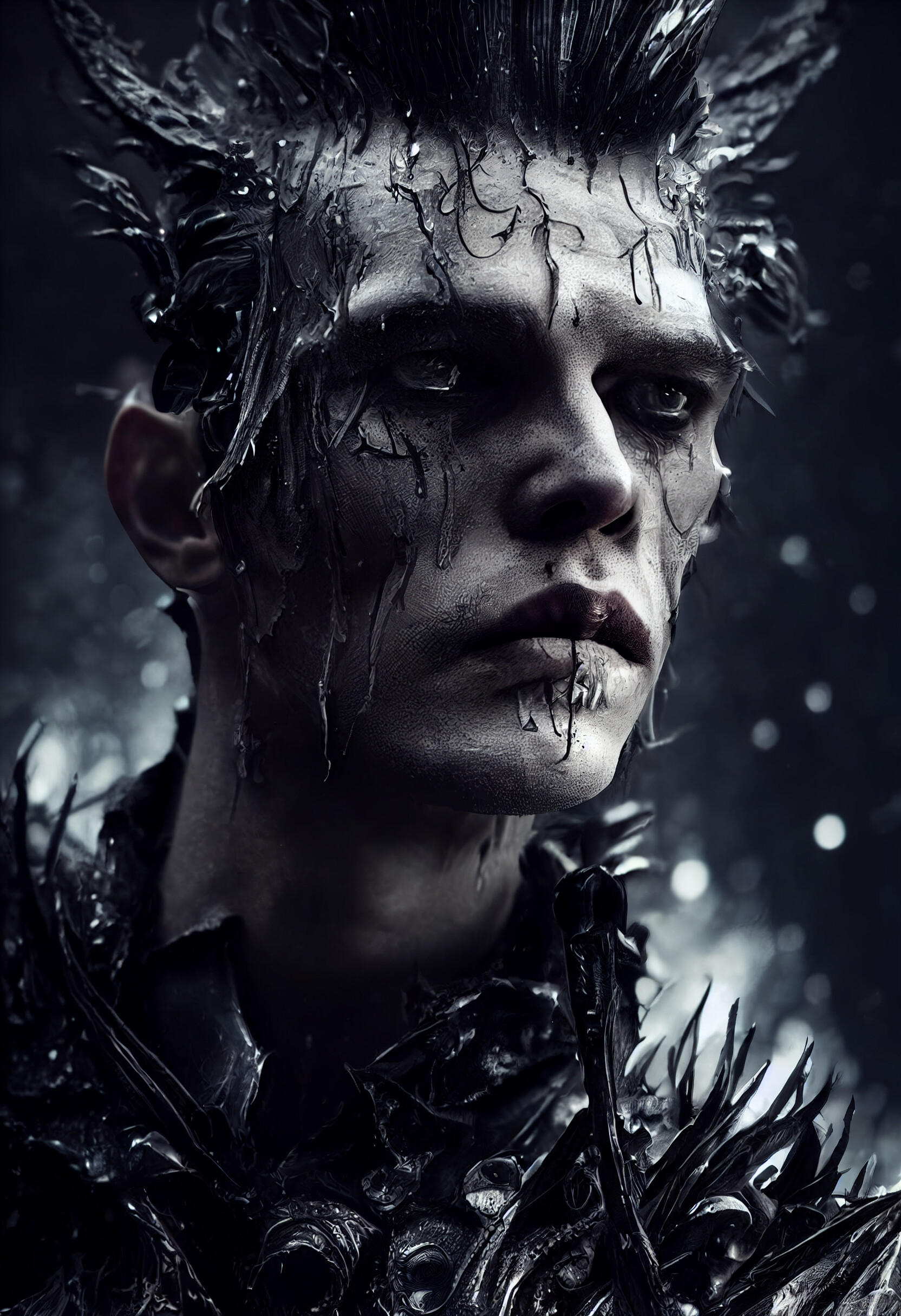 ArtStation - Gloomy Portrait of a Vampire