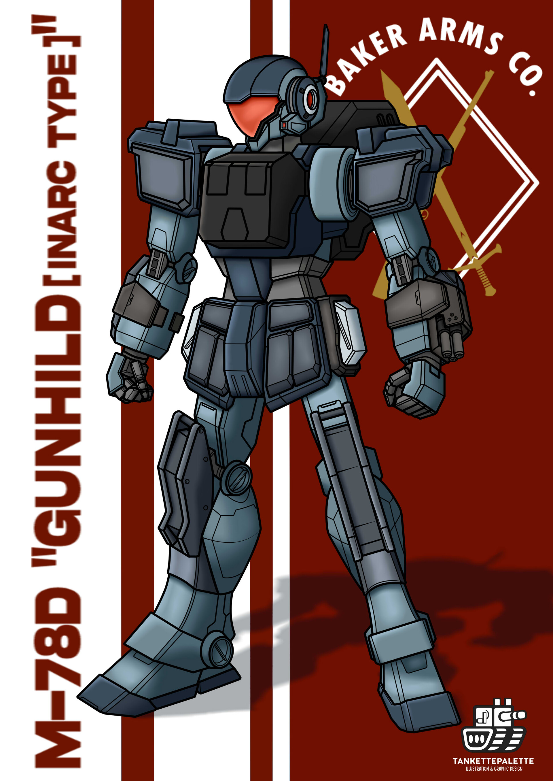 ArtStation - M-78D Gunhild [INARC Type]