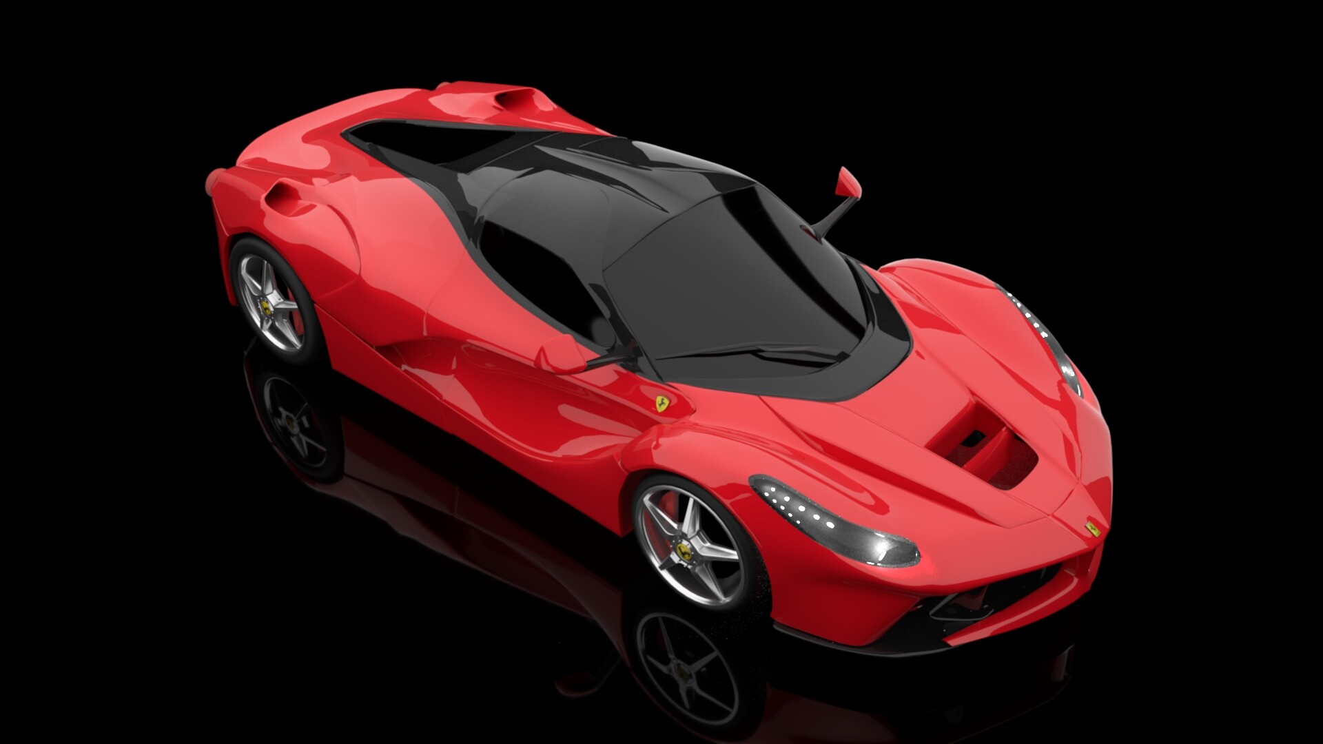 ArtStation - ferrari la ferrari car model highpoly