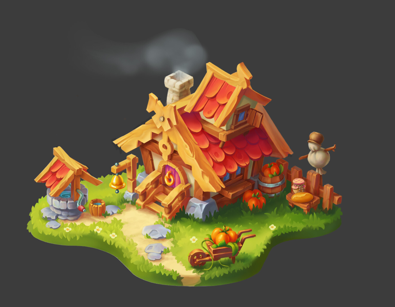 ArtStation - Isometric House