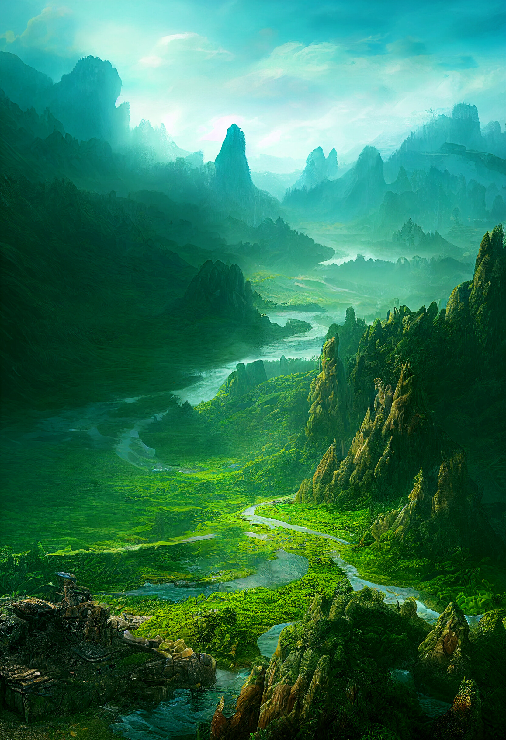 ArtStation - Beautiful Valley 1