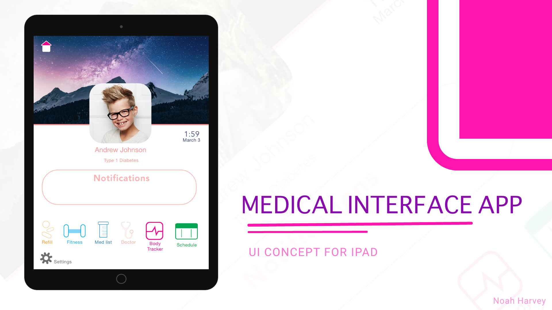 ArtStation - Medical app UX interface