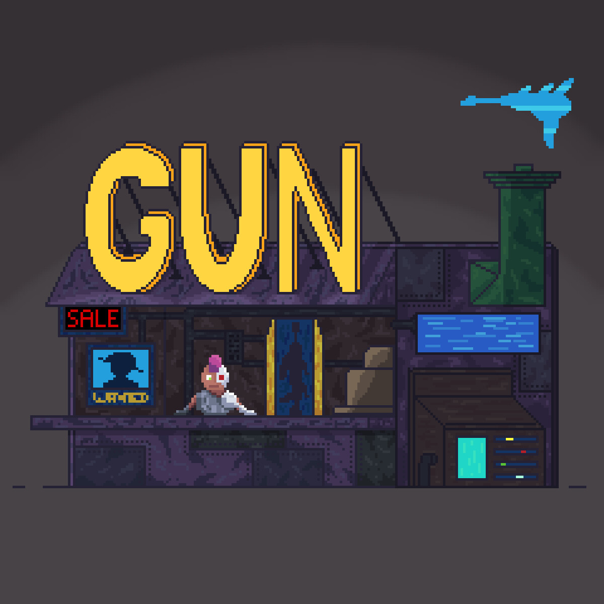ArtStation - The Gun Shop (1st iteration)