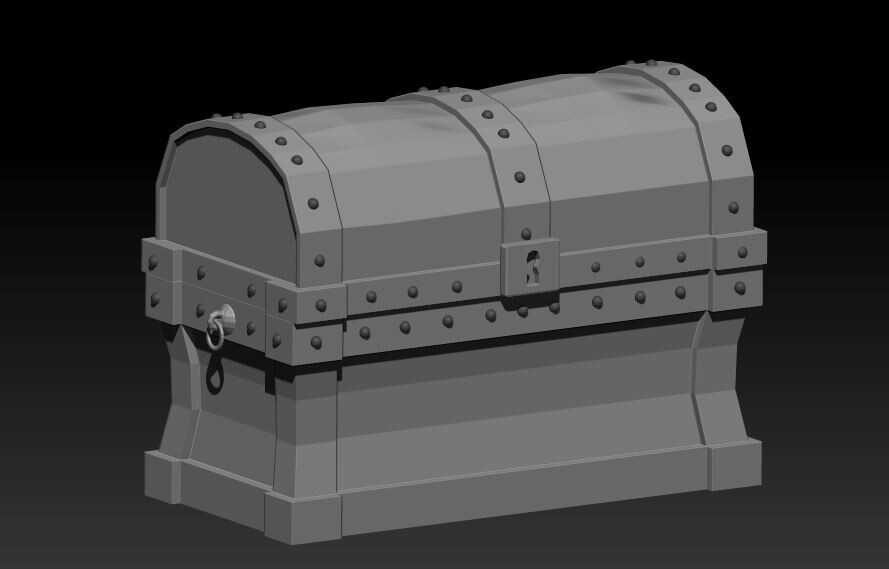 ArtStation - Chest_LowPoly