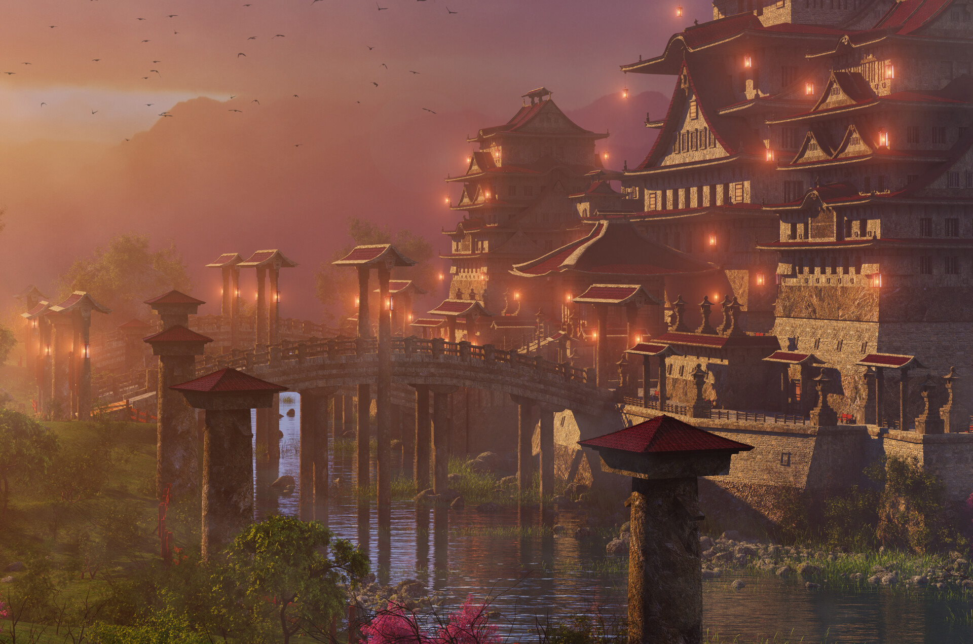 Fantasy Chinese Palace