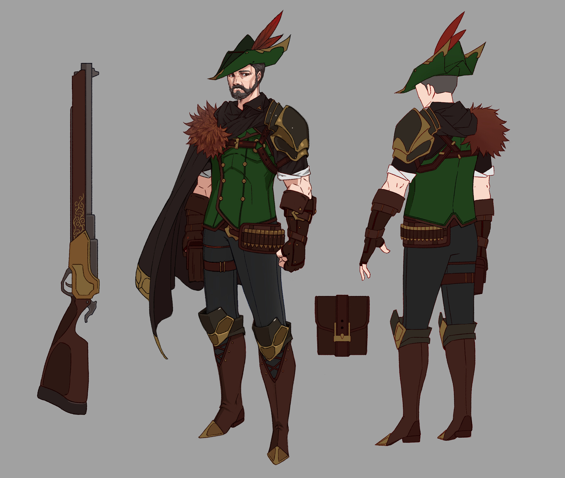 ArtStation - Musketeer male