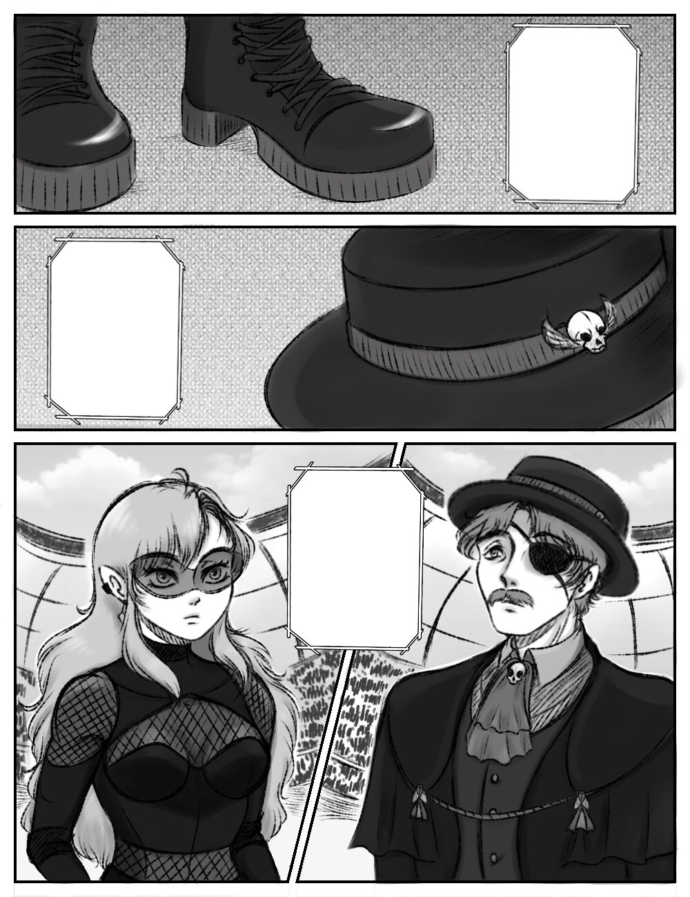 ArtStation - Manga panel 1st attempt