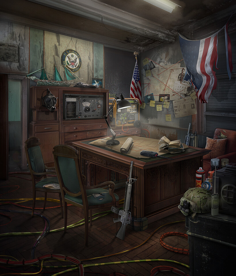 ArtStation - Post Apocalyptic room