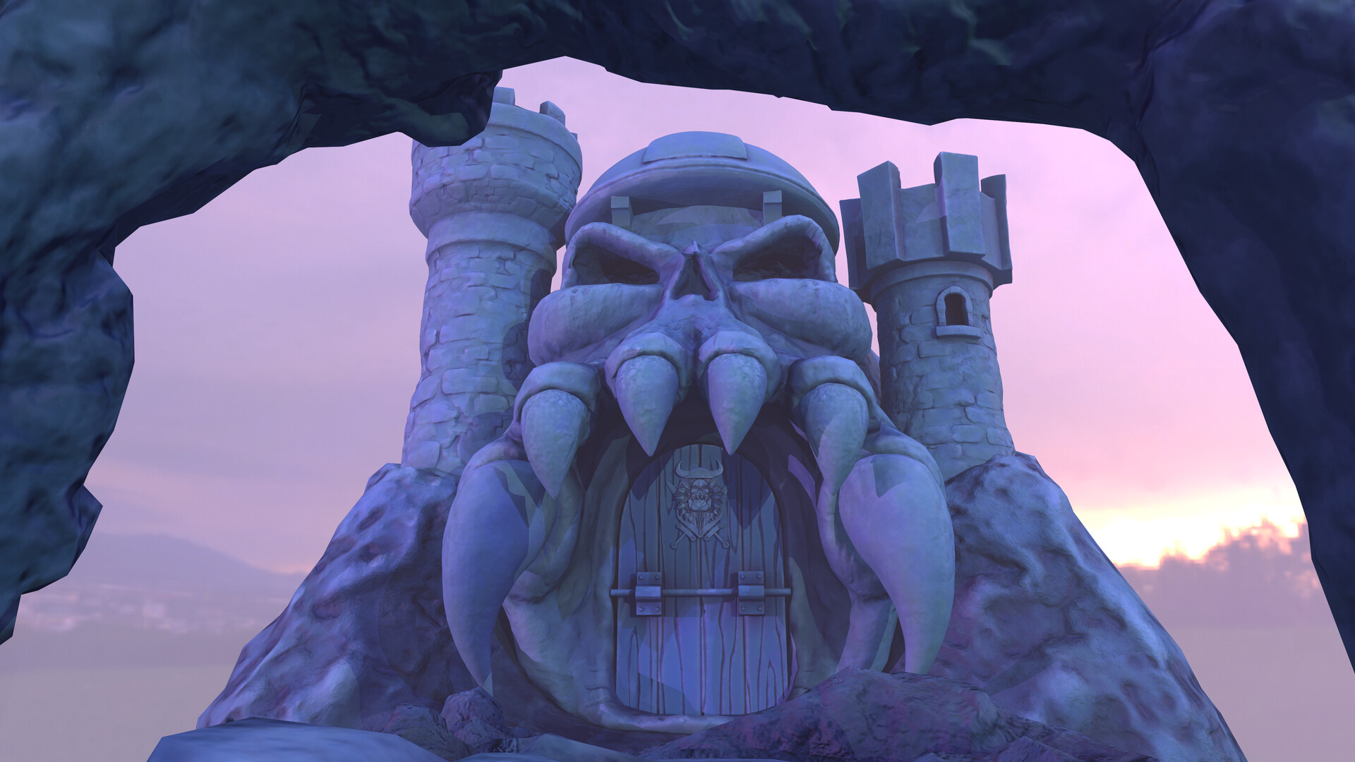 ArtStation - Castle Grayskull - Filmation style