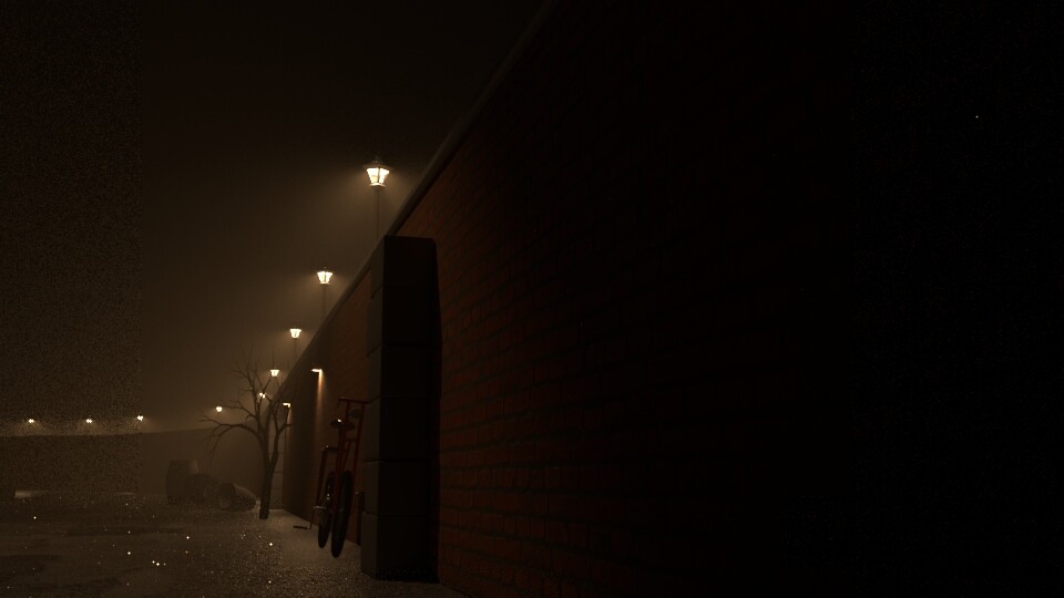 ArtStation - Street modeling and lighting