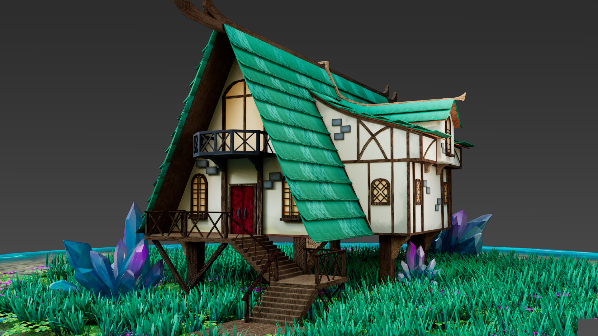 ArtStation - Stylized Fantasy House