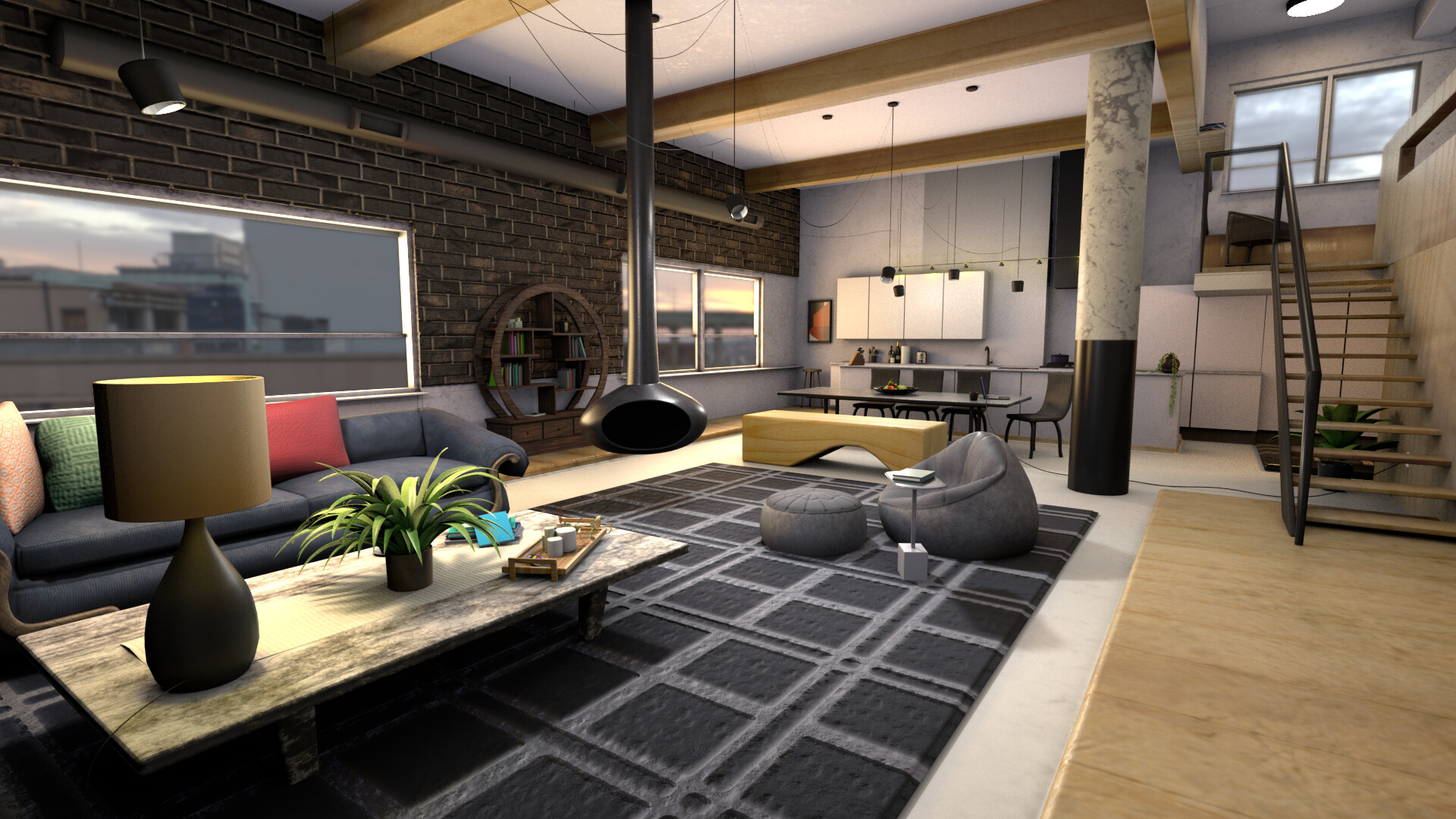 ArtStation - Interior Loft