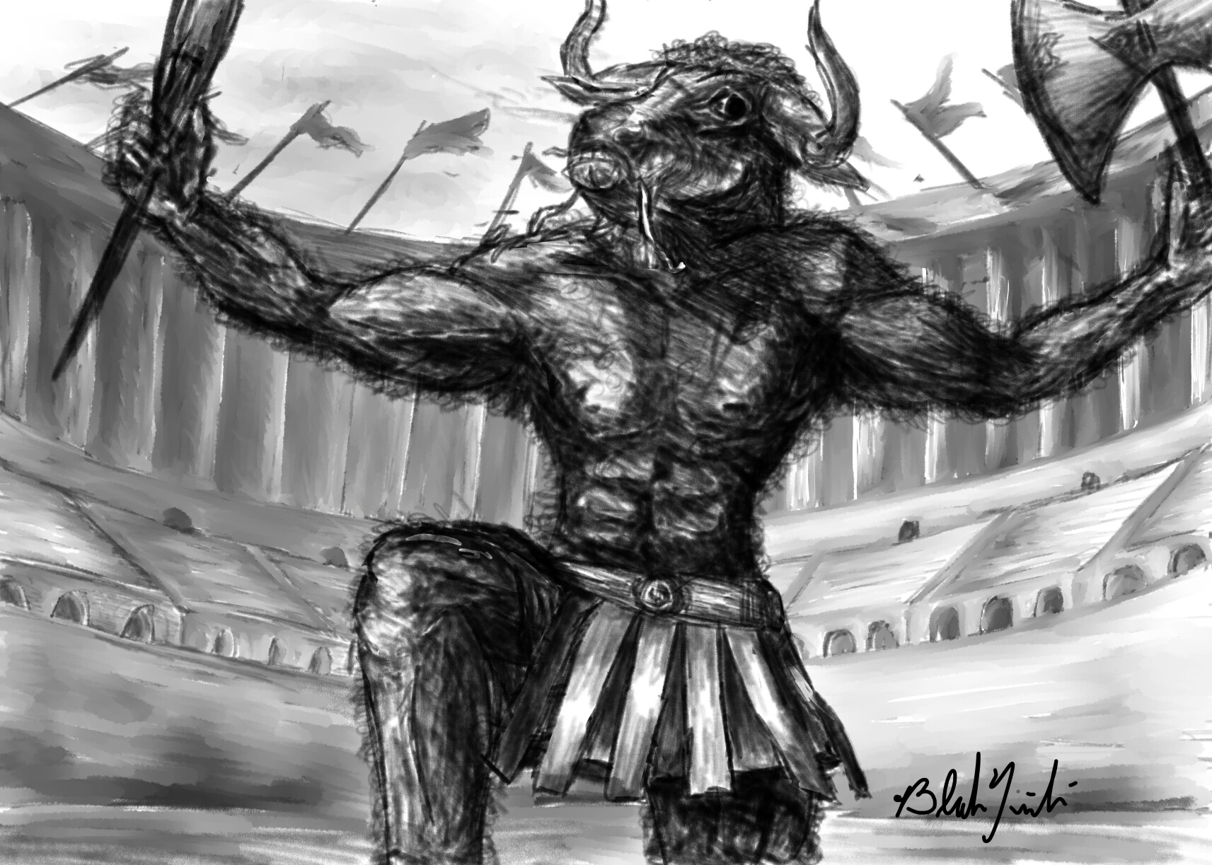 Artstation The Minotaur