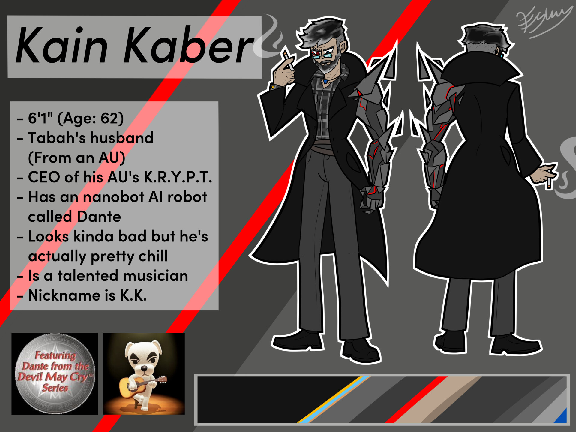 ArtStation - Kain Gabriel Kaber & Dante Ref Sheets