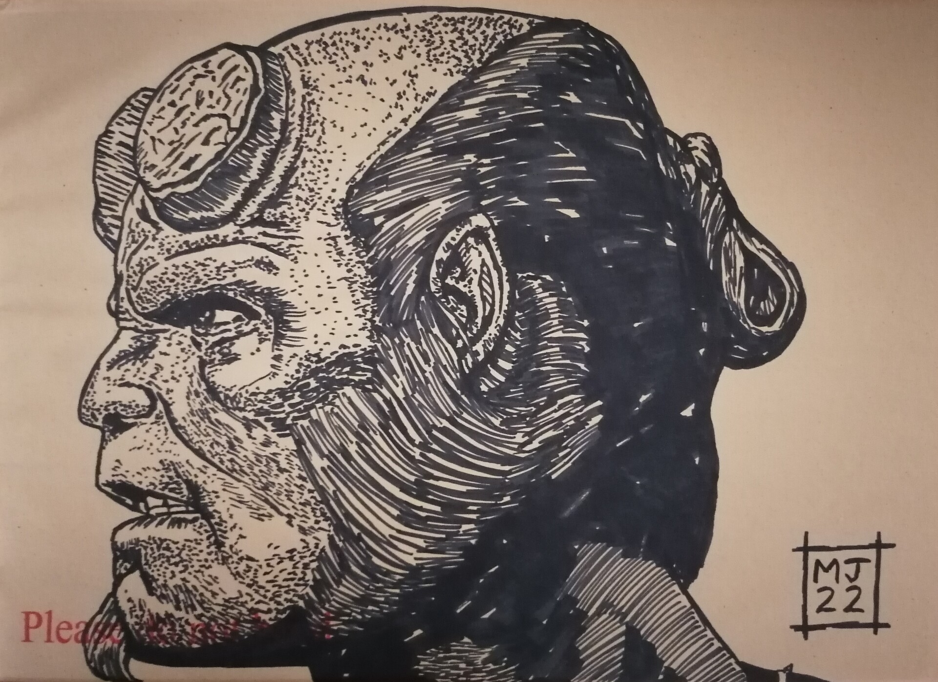 ArtStation - Hellboy Drawings