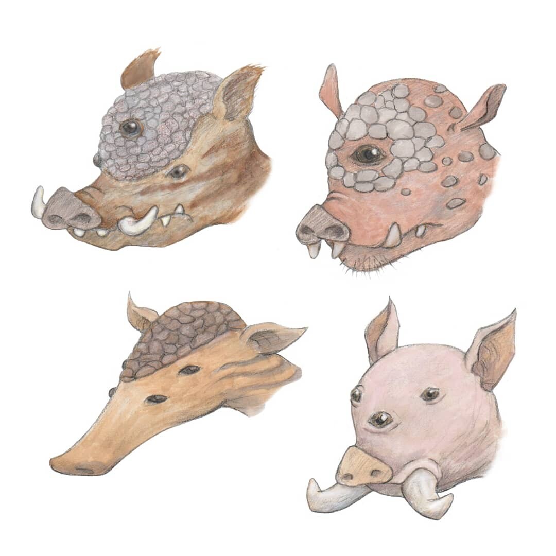 ArtStation - Creature Heads 2