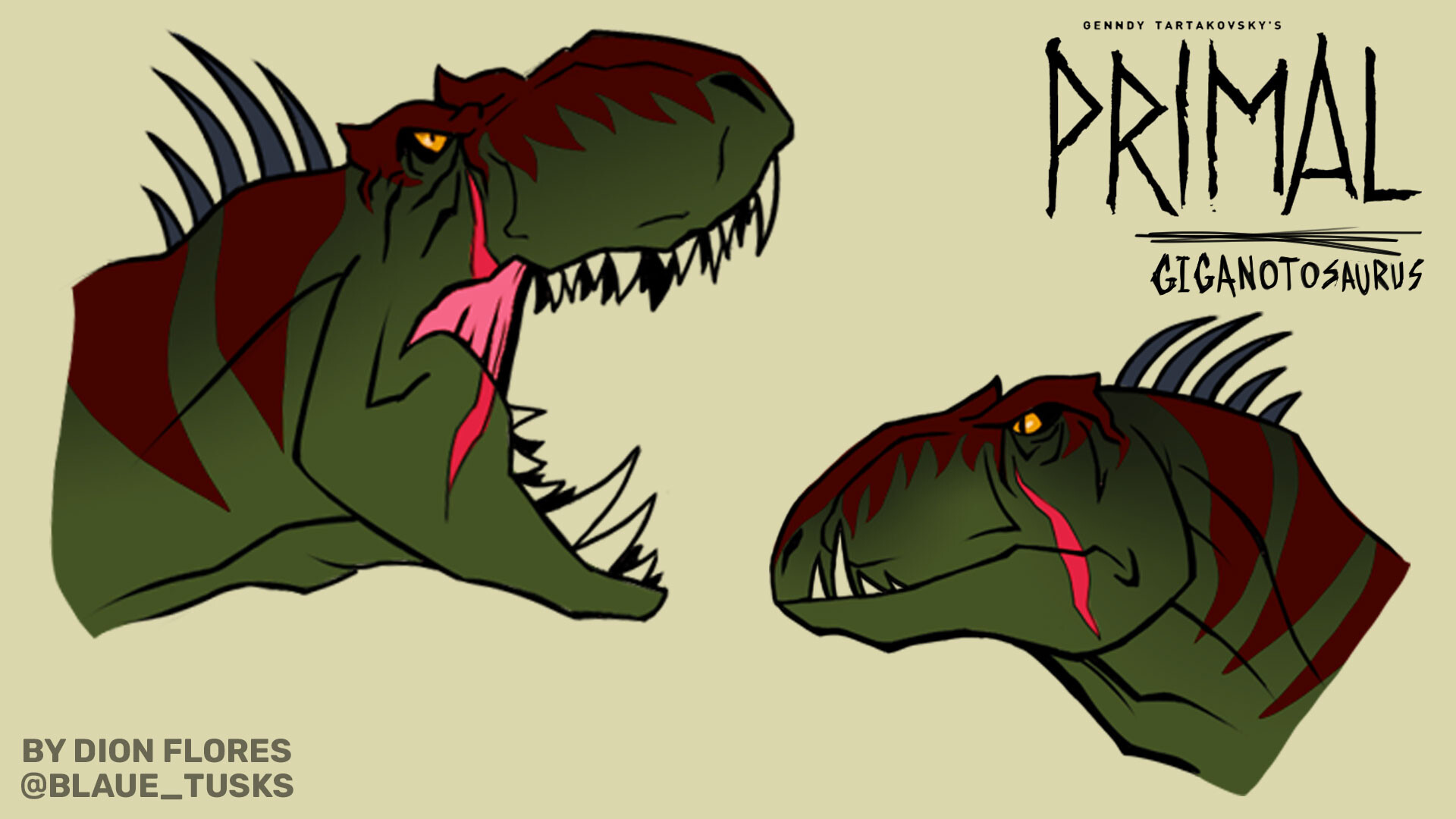 Dion Flores - Primal Giganotosaurus