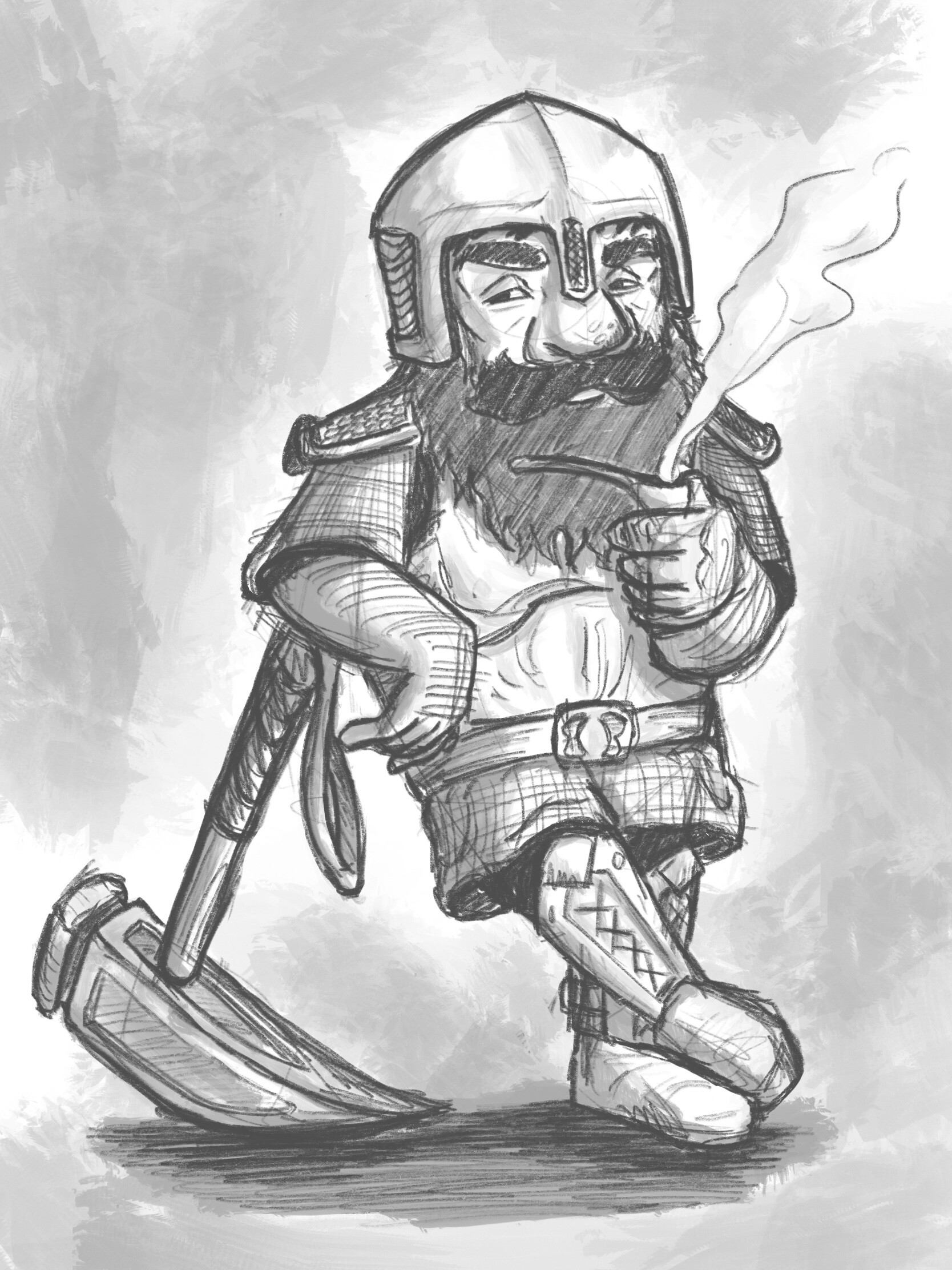 ArtStation - Dwarf sketch