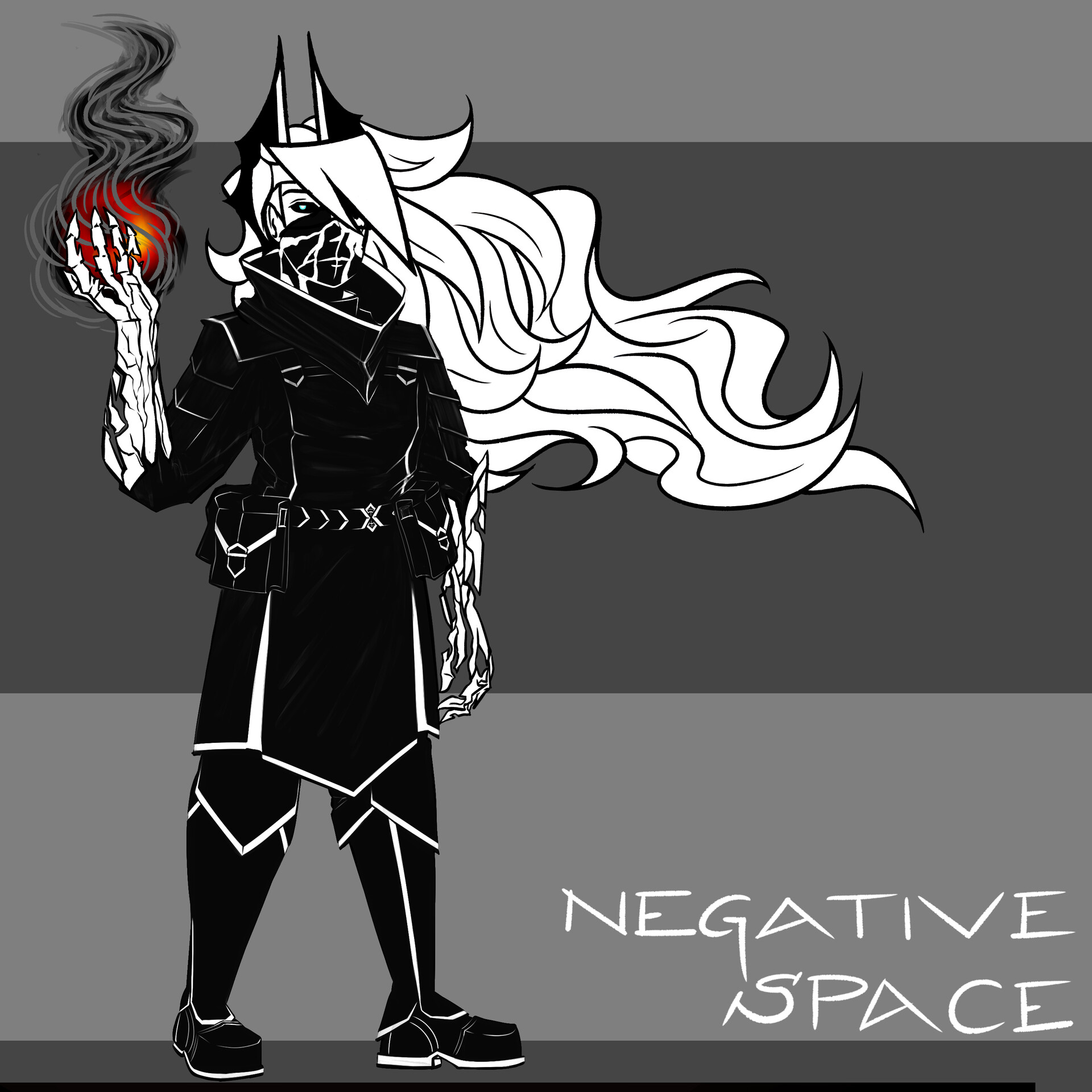 ArtStation - Negative Space - Superhero Design