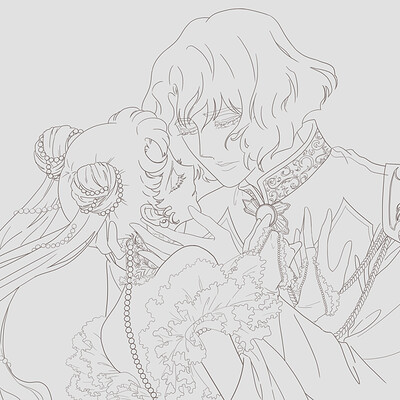 lady oscar coloring pages