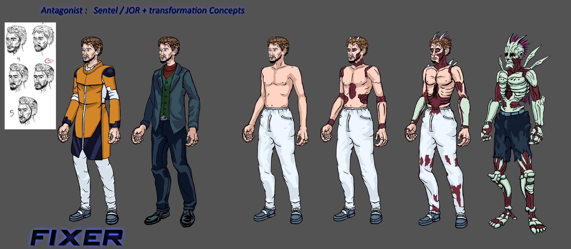 ArtStation - FIXER - Antagonist Sental and Transformation to JOR