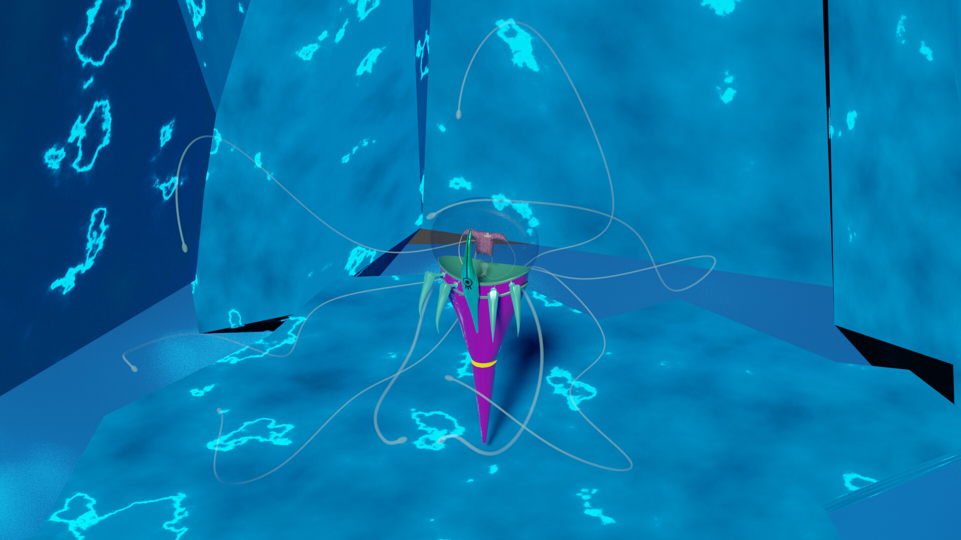 ArtStation - Scyphozoa Code Lyoko (Jellyfish Monster)