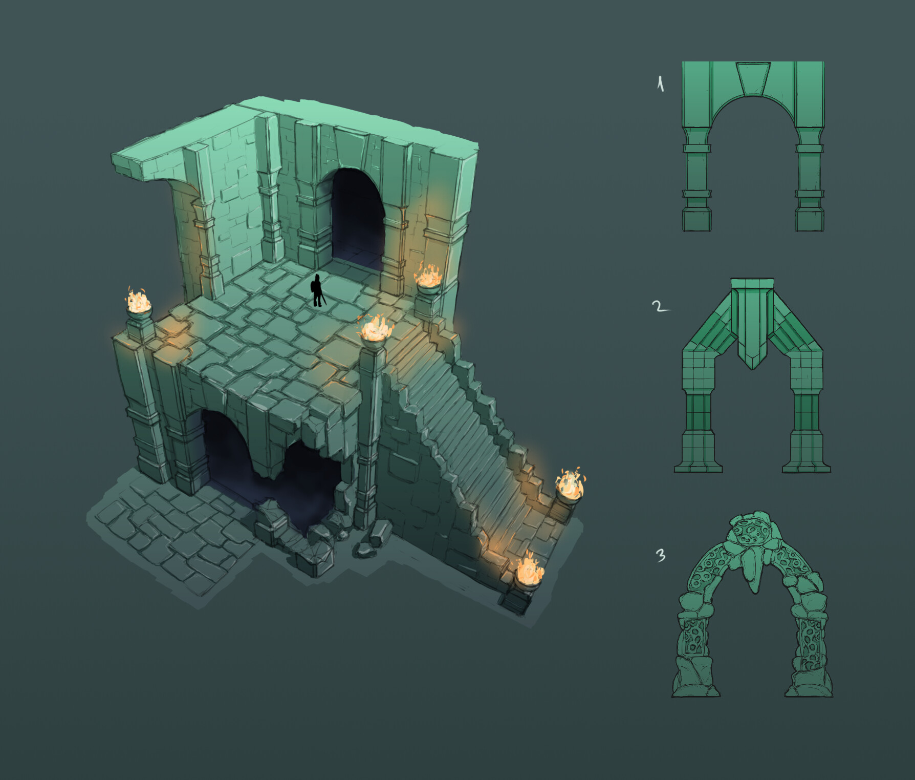 ArtStation - Dungeon concept snippet