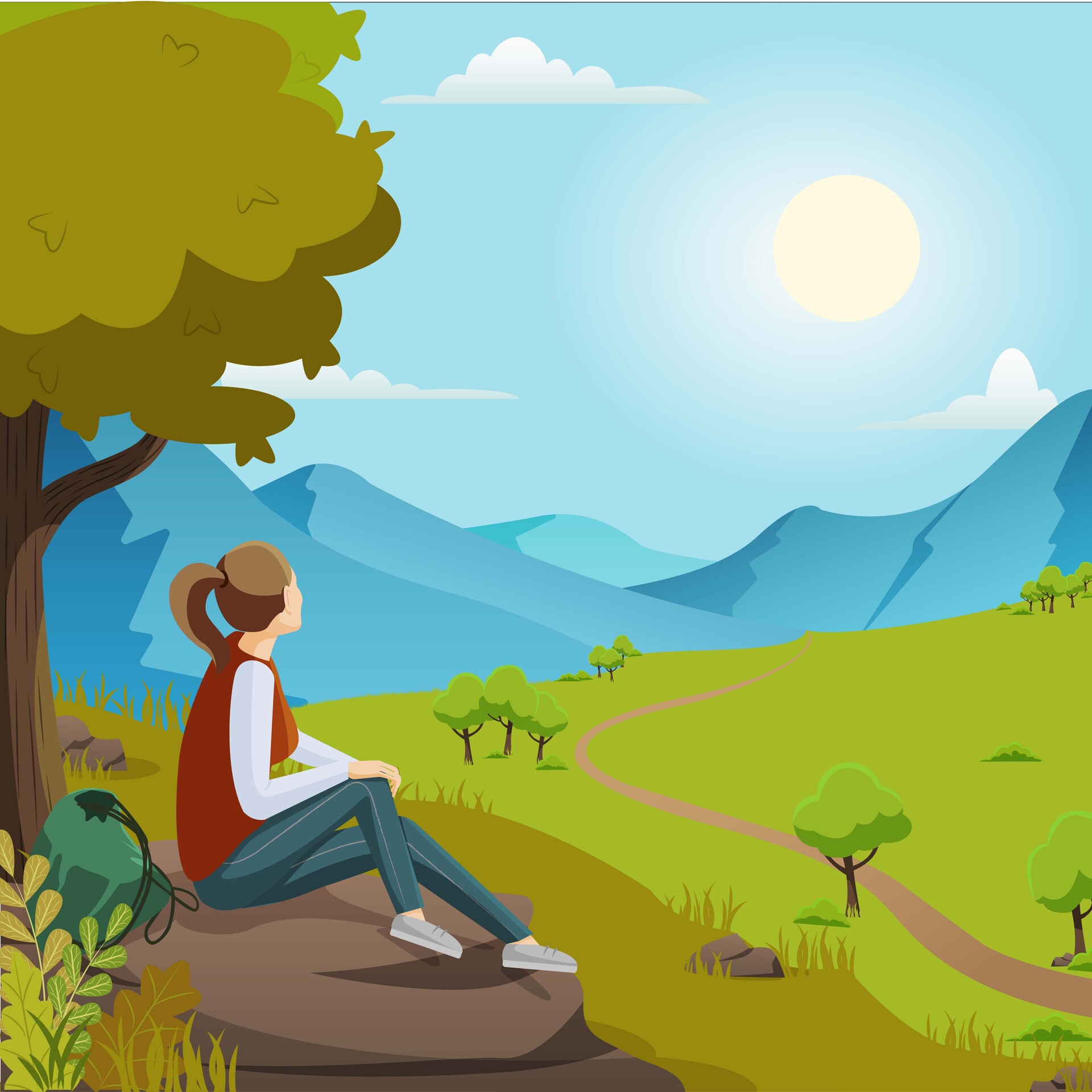 ArtStation - Mountain view