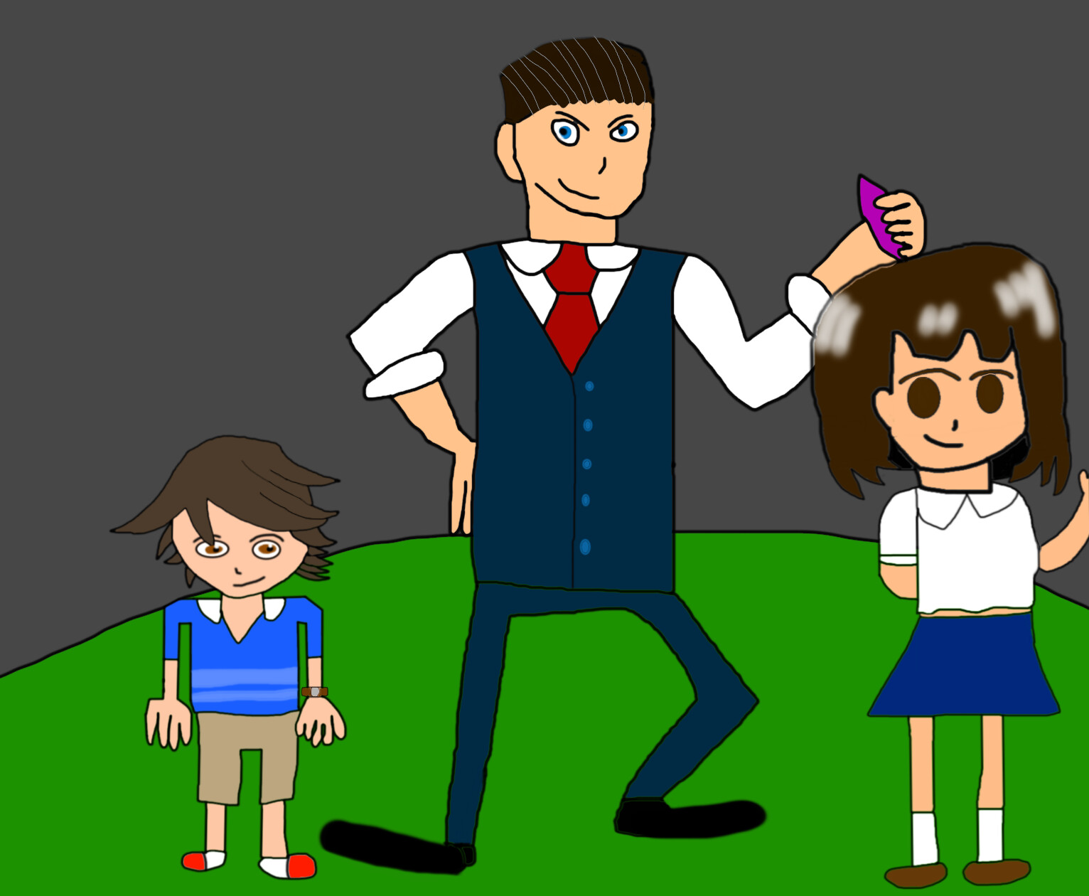 ArtStation - Horror game protagonist trio