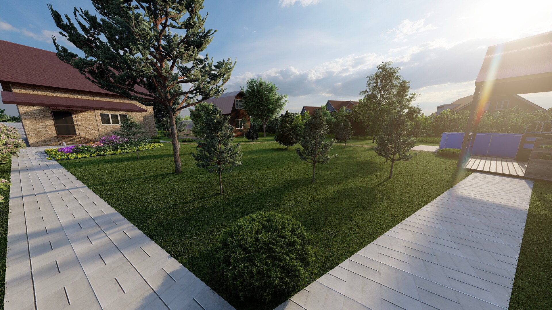 Yumar - Backyard with the river