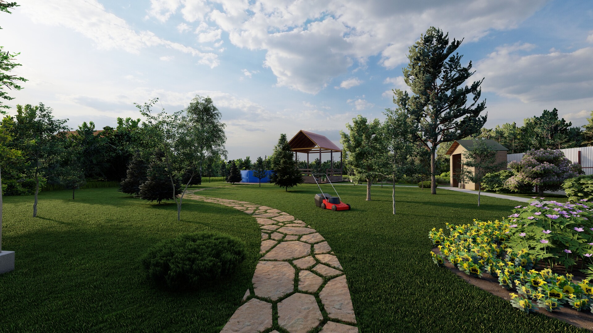 Yumar - Backyard with the river