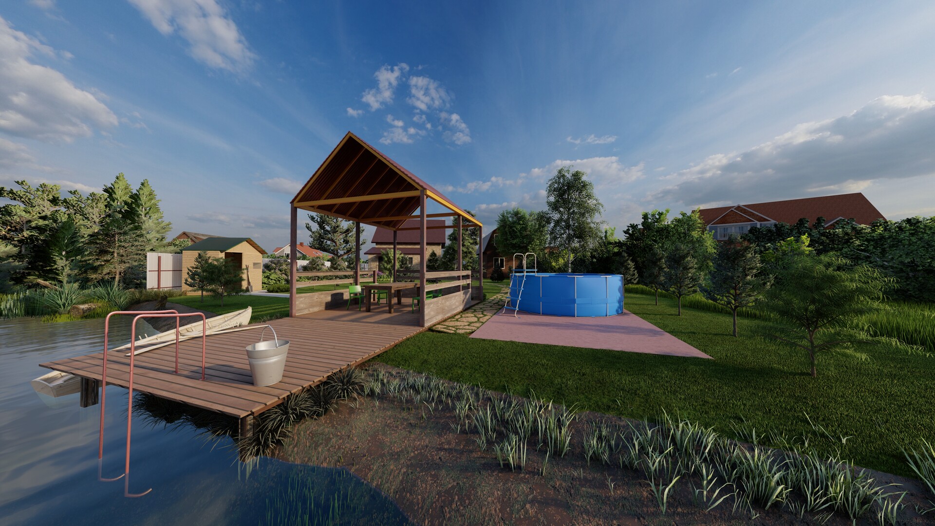 Yumar - Backyard with the river