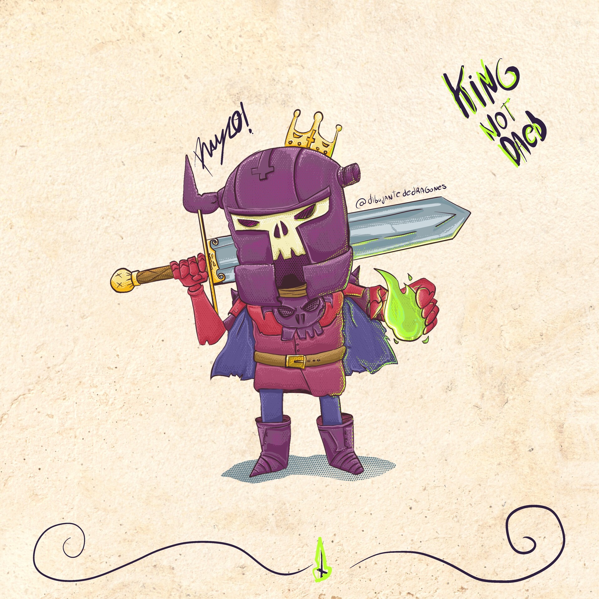 ArtStation - not king dead wizard