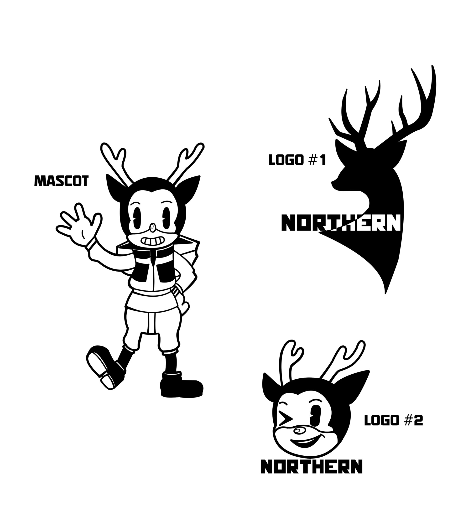 ArtStation - Northern Logo + Mascot Design