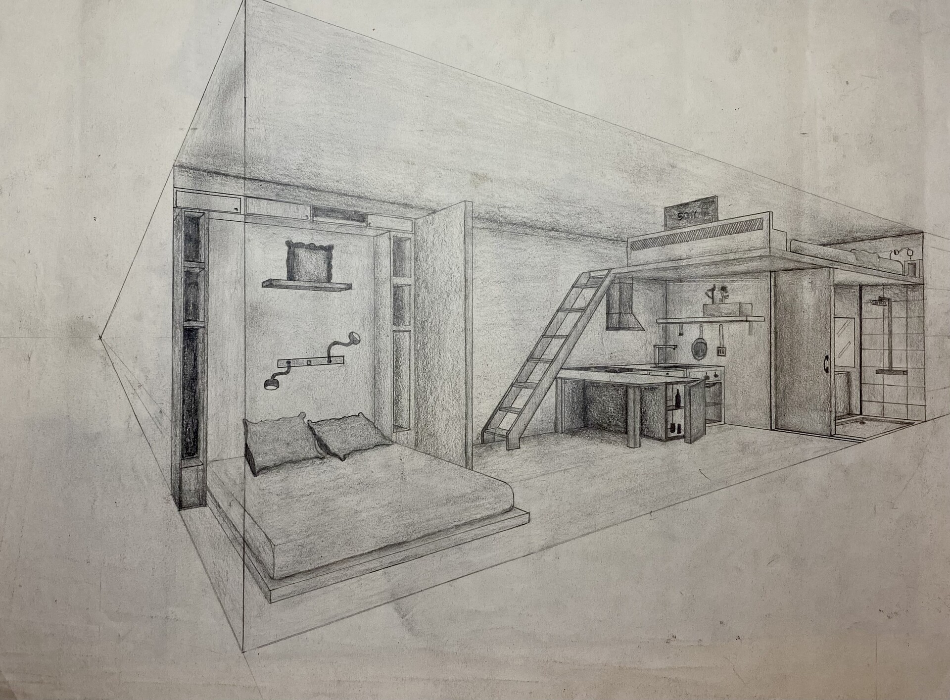 ArtStation - 2 Perspective drawings