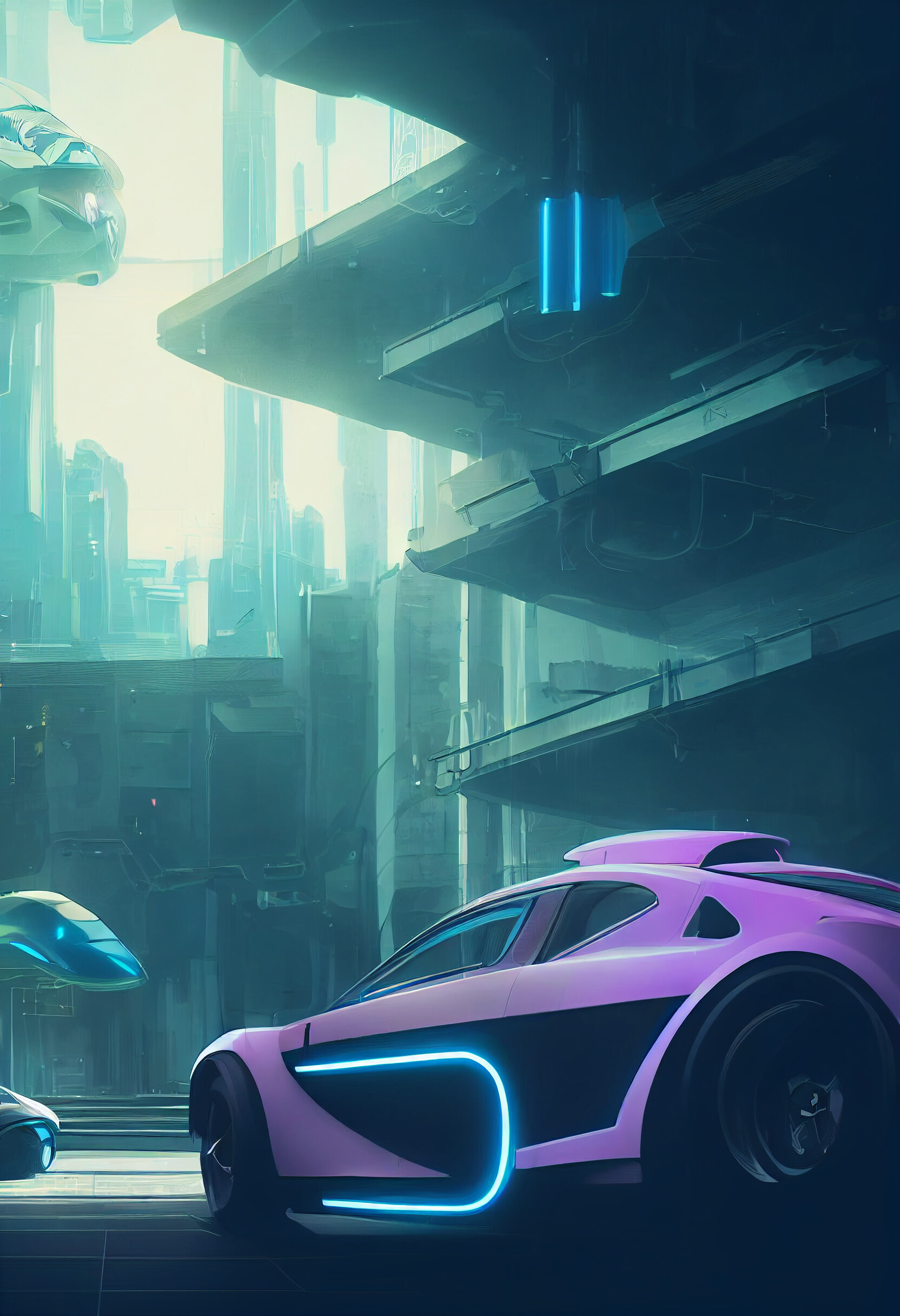 ArtStation - Preparing to take off to the Cyberworld