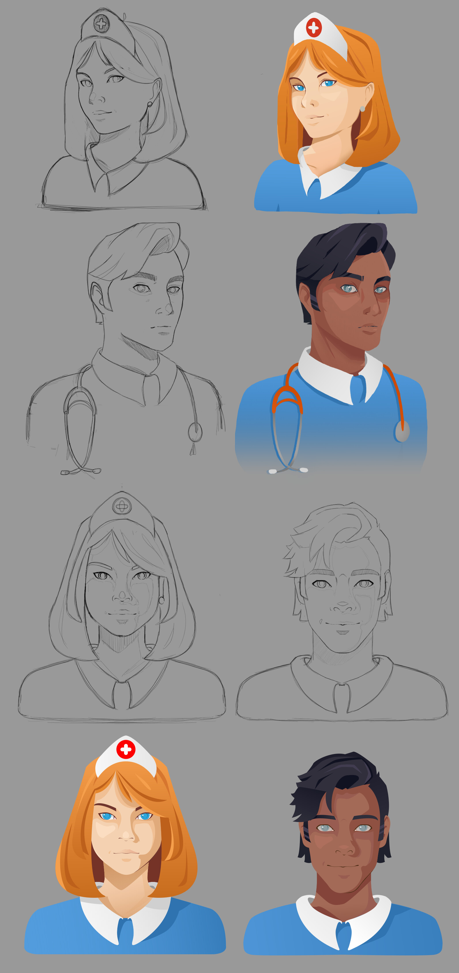 ArtStation - Medical RPG Character Exploration