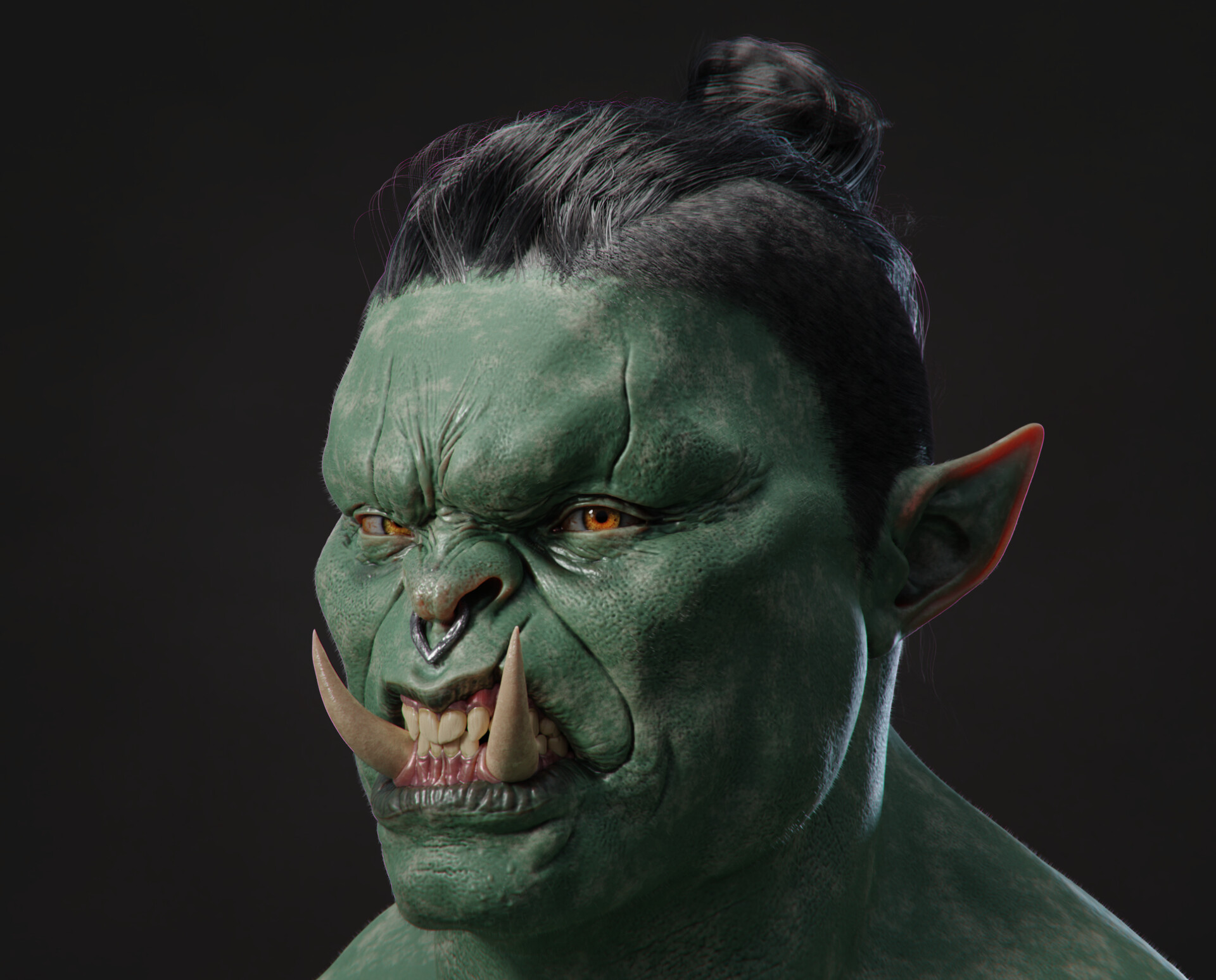 ArtStation - Orc Portrait