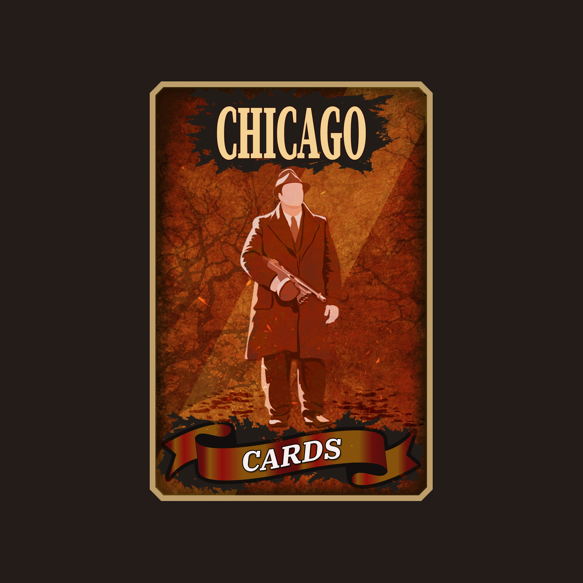 ArtStation - Chicago. Game card