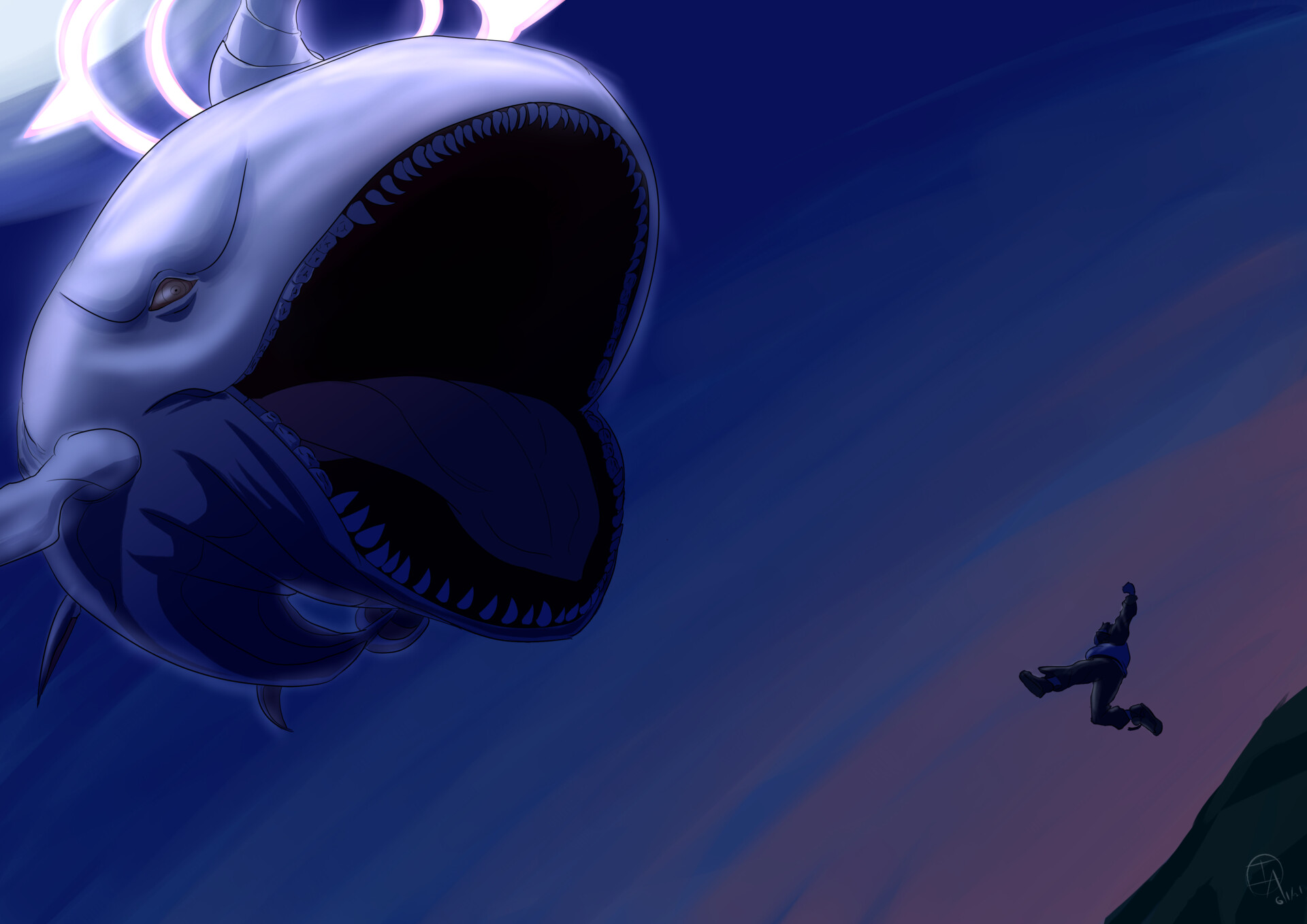 ArtStation - Re Zero While Whale Fan Art