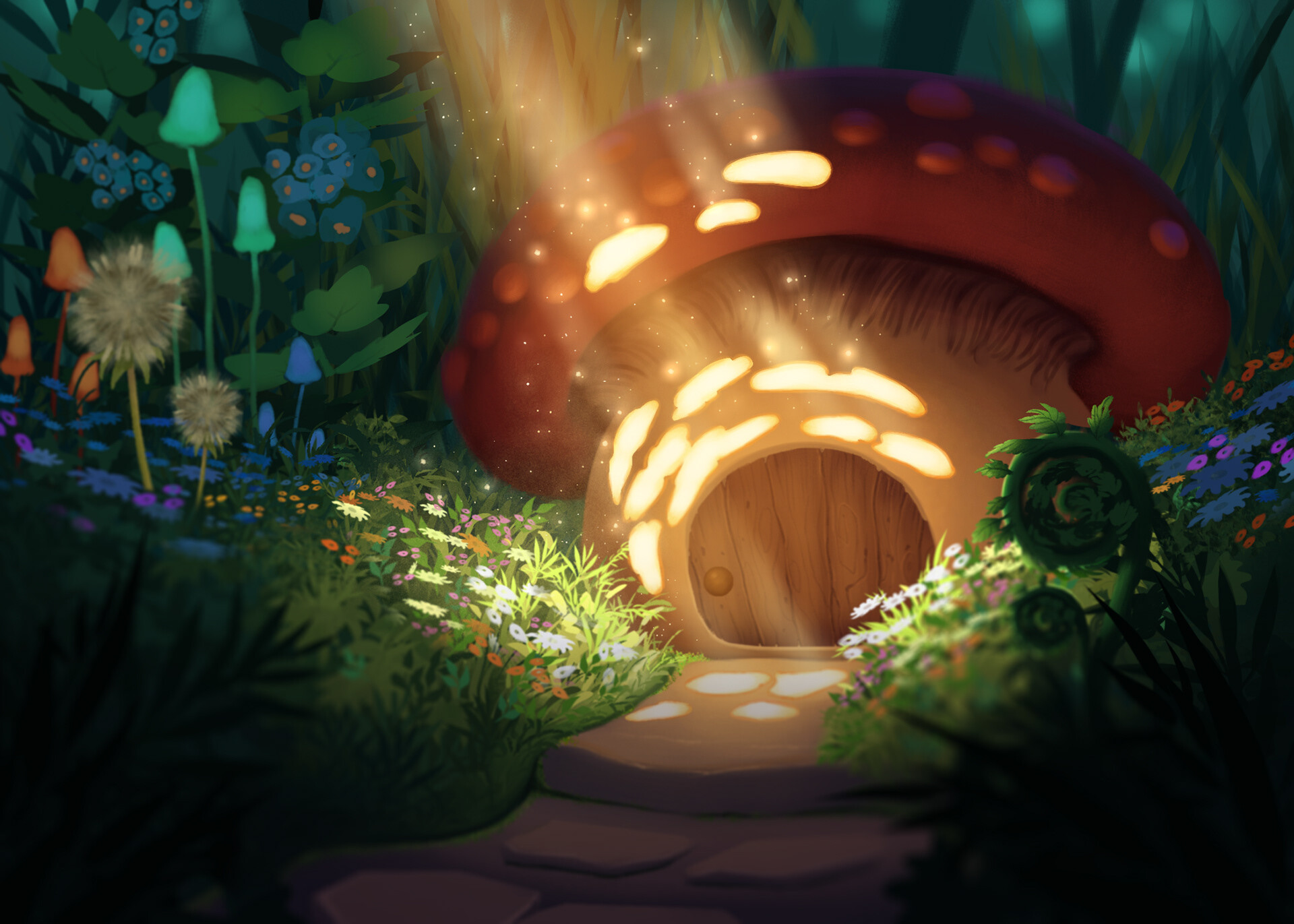 ArtStation - Mushroom House