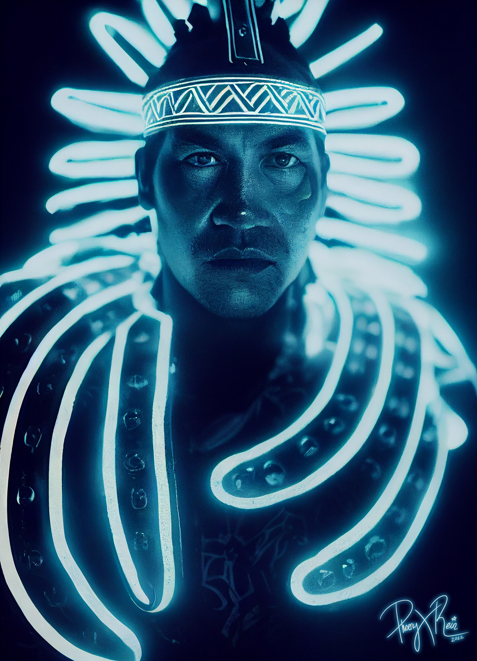 Phoenyx Rein - Neon Portraiture
