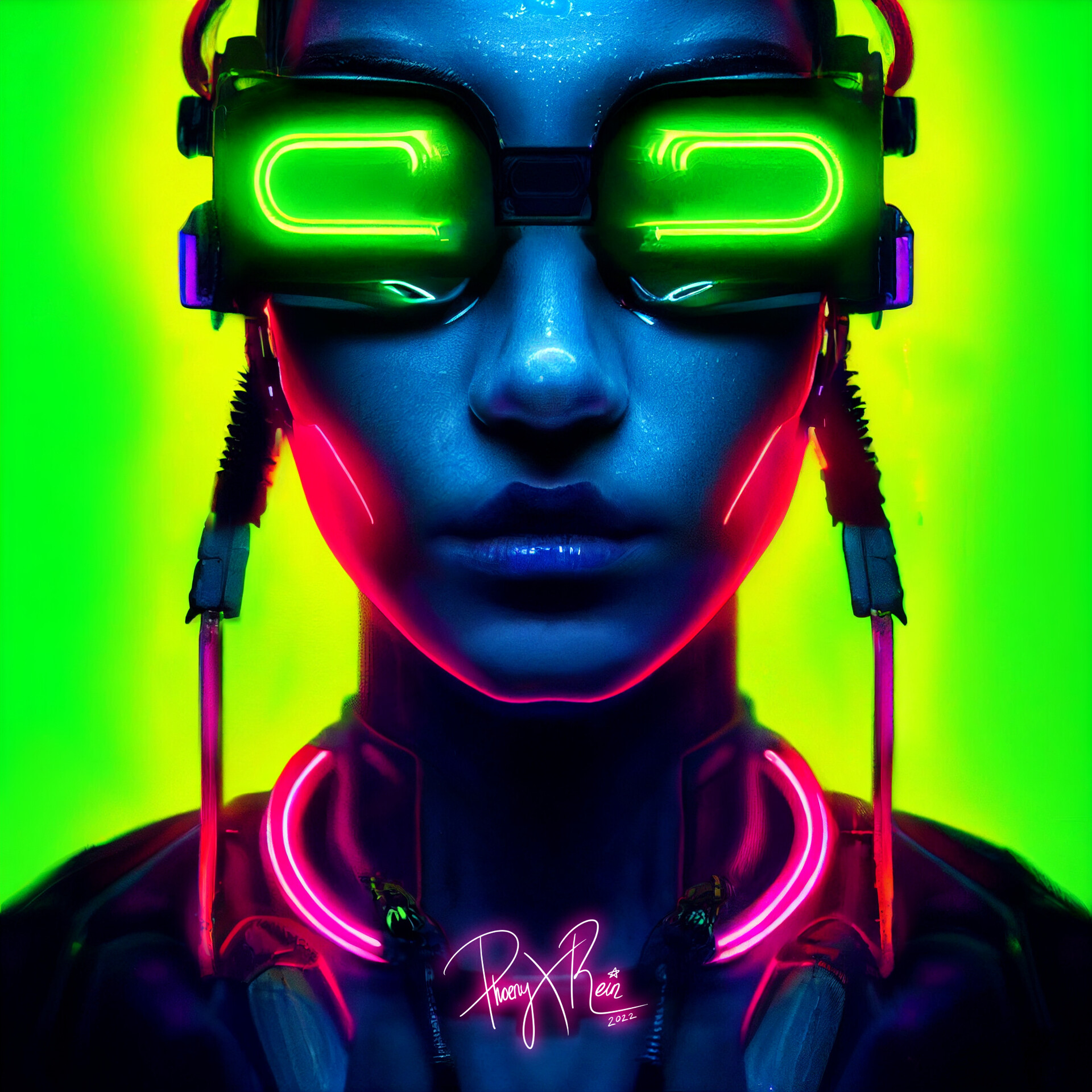 ArtStation - Neon Portraiture