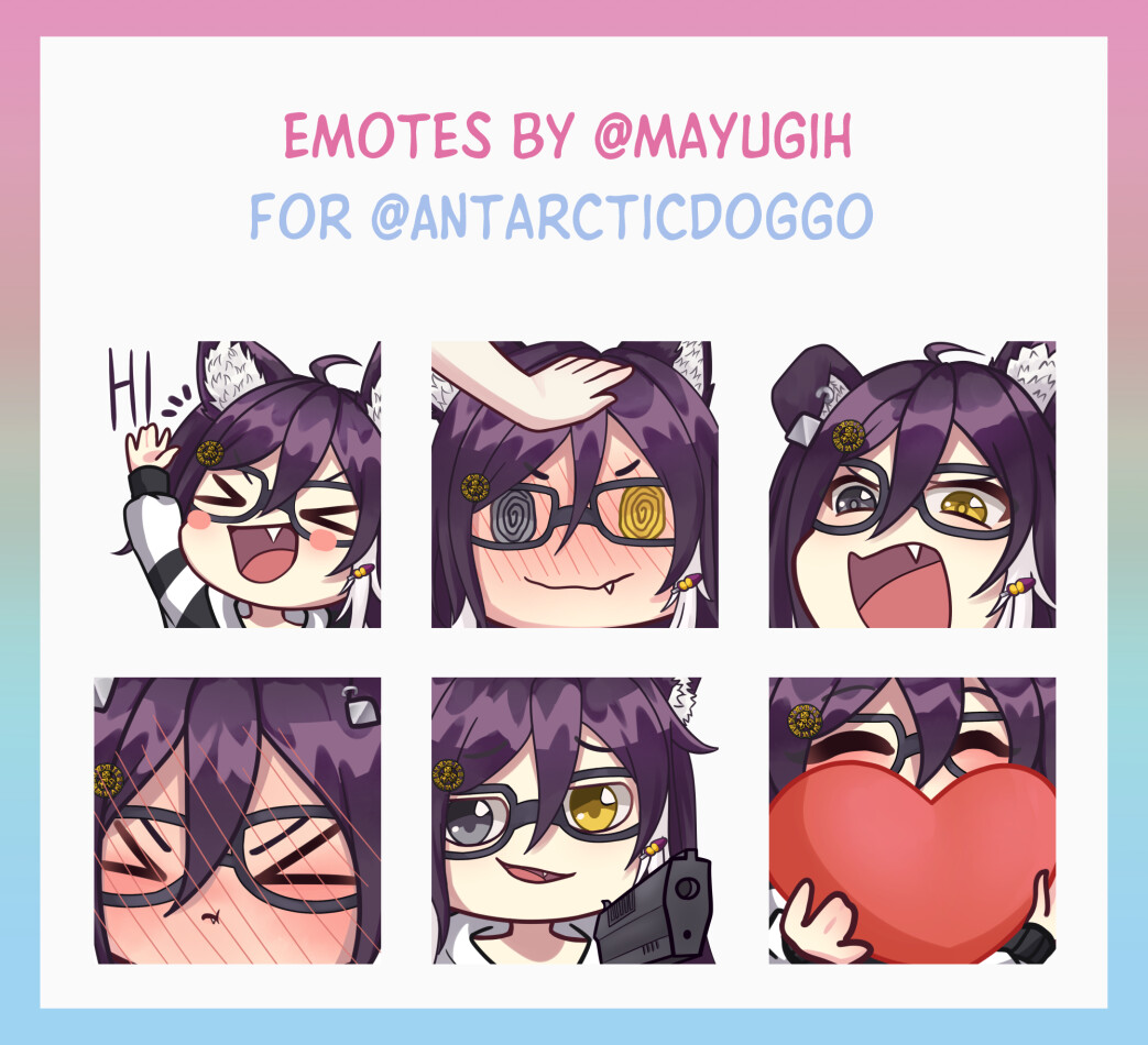 ArtStation - Emote Showcase Doggo 2021