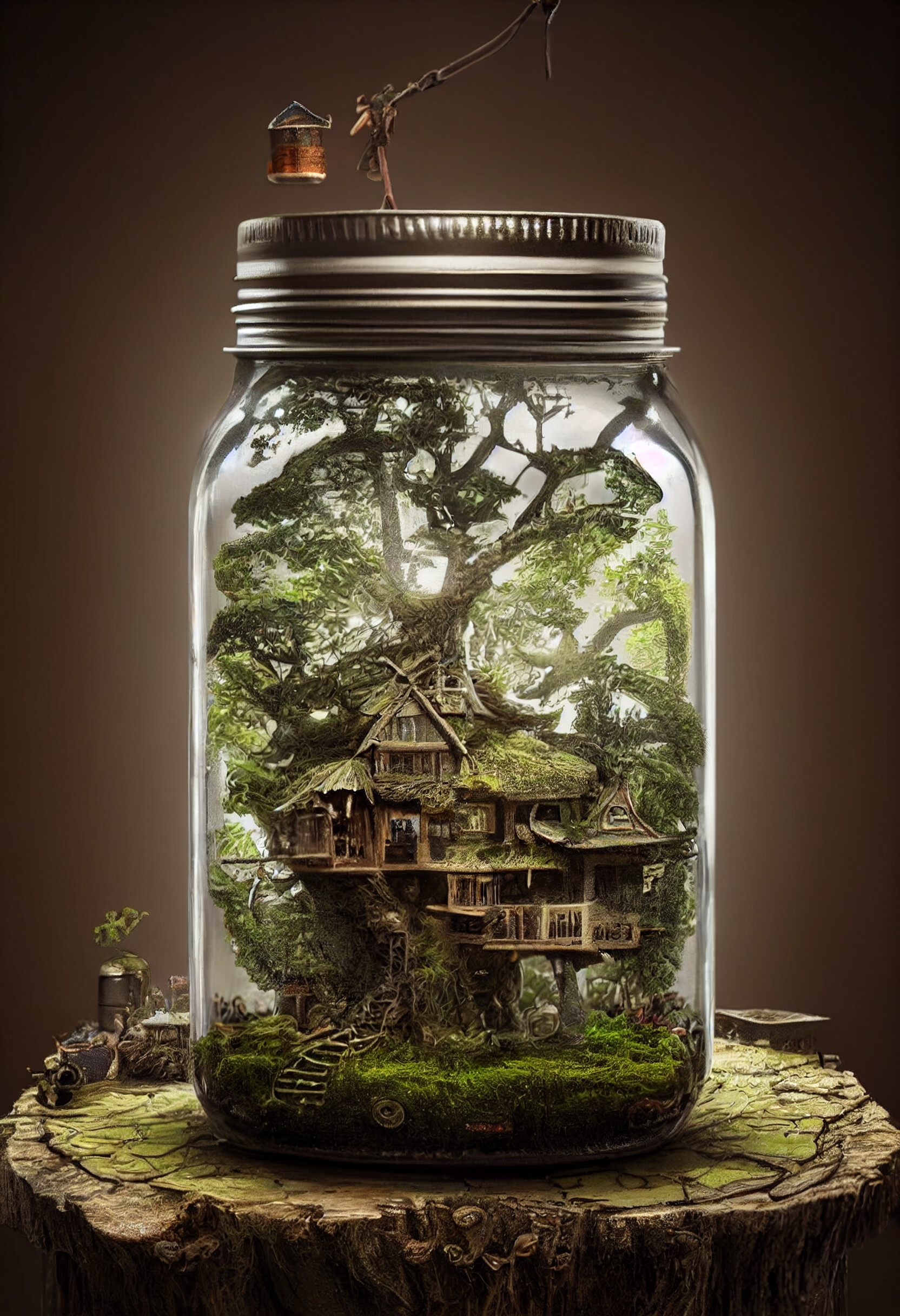 ArtStation - Tree in a bottle