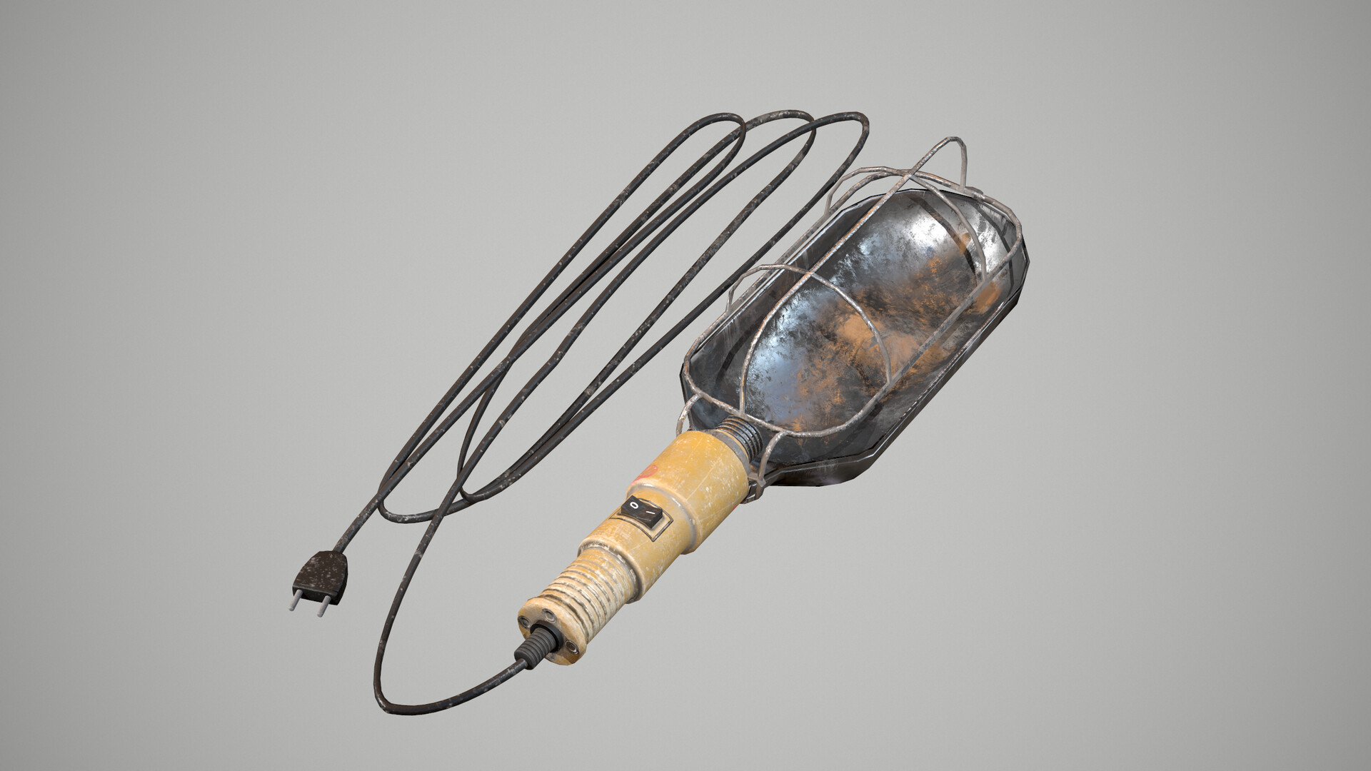 ArtStation - Old portable lamp