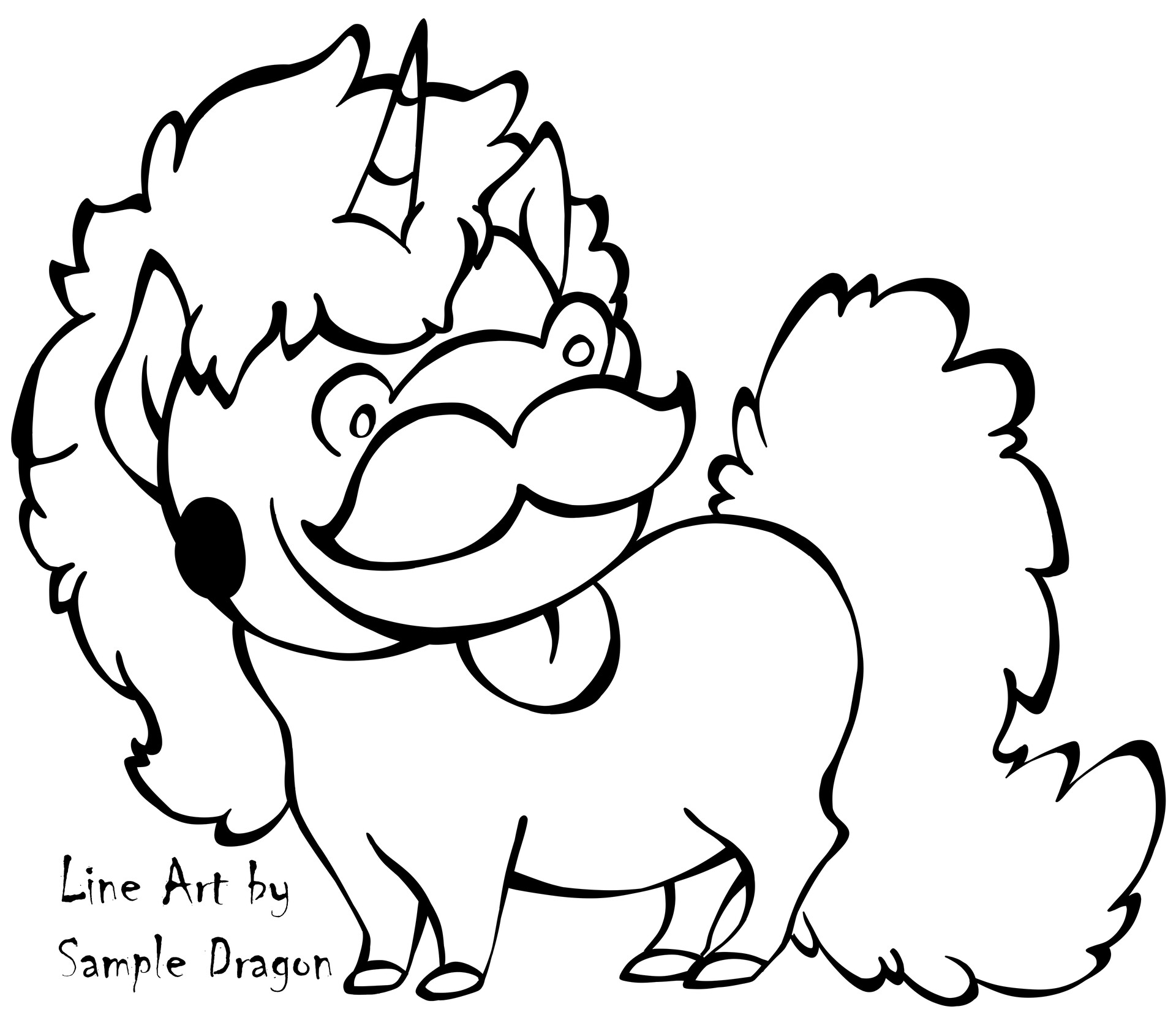mustache coloring page