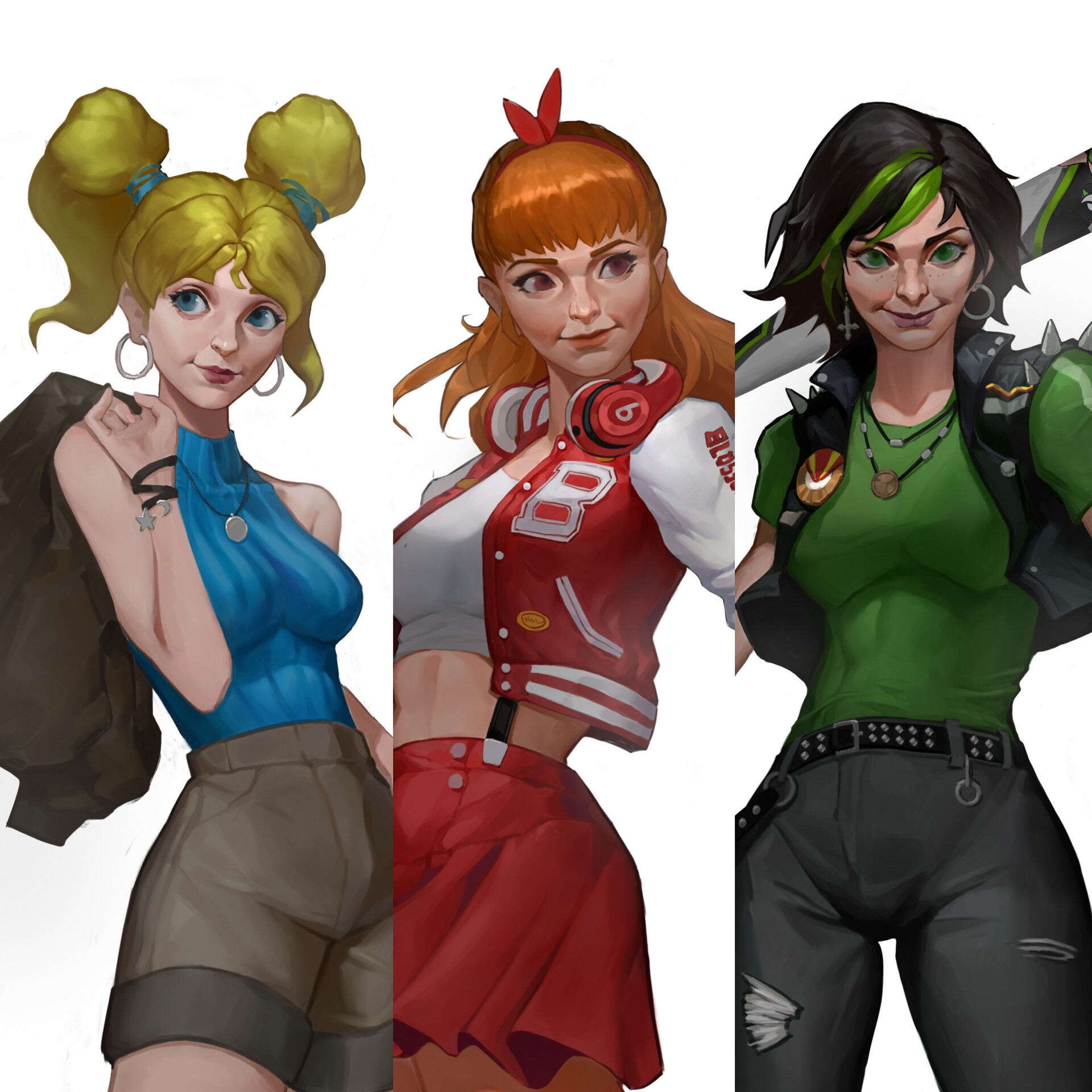 ArtStation - POWERPUFF GIRLS FANART